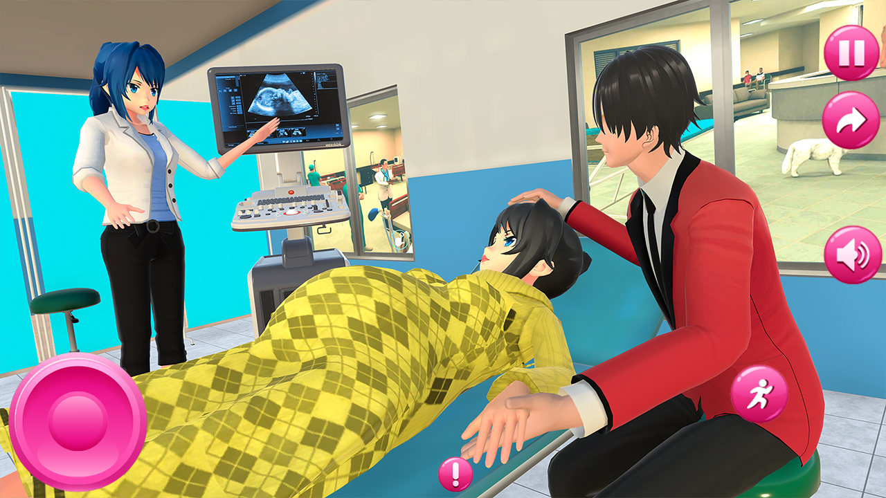 Anime Pregnant Mother and Baby Life Game 3D: Virtual Mom & Newborn ...