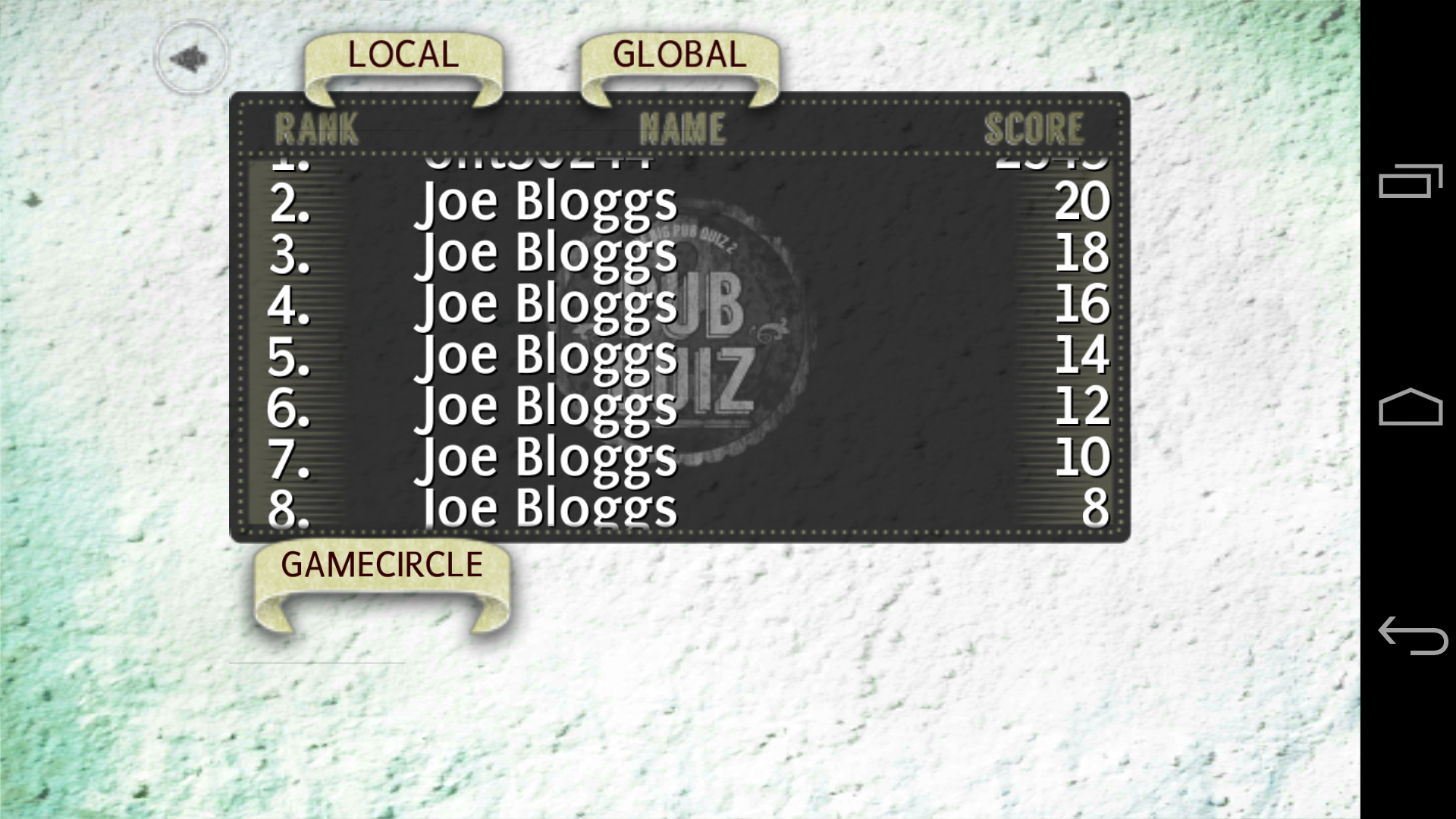 Big Pub Quiz 2 - App on Amazon Appstore