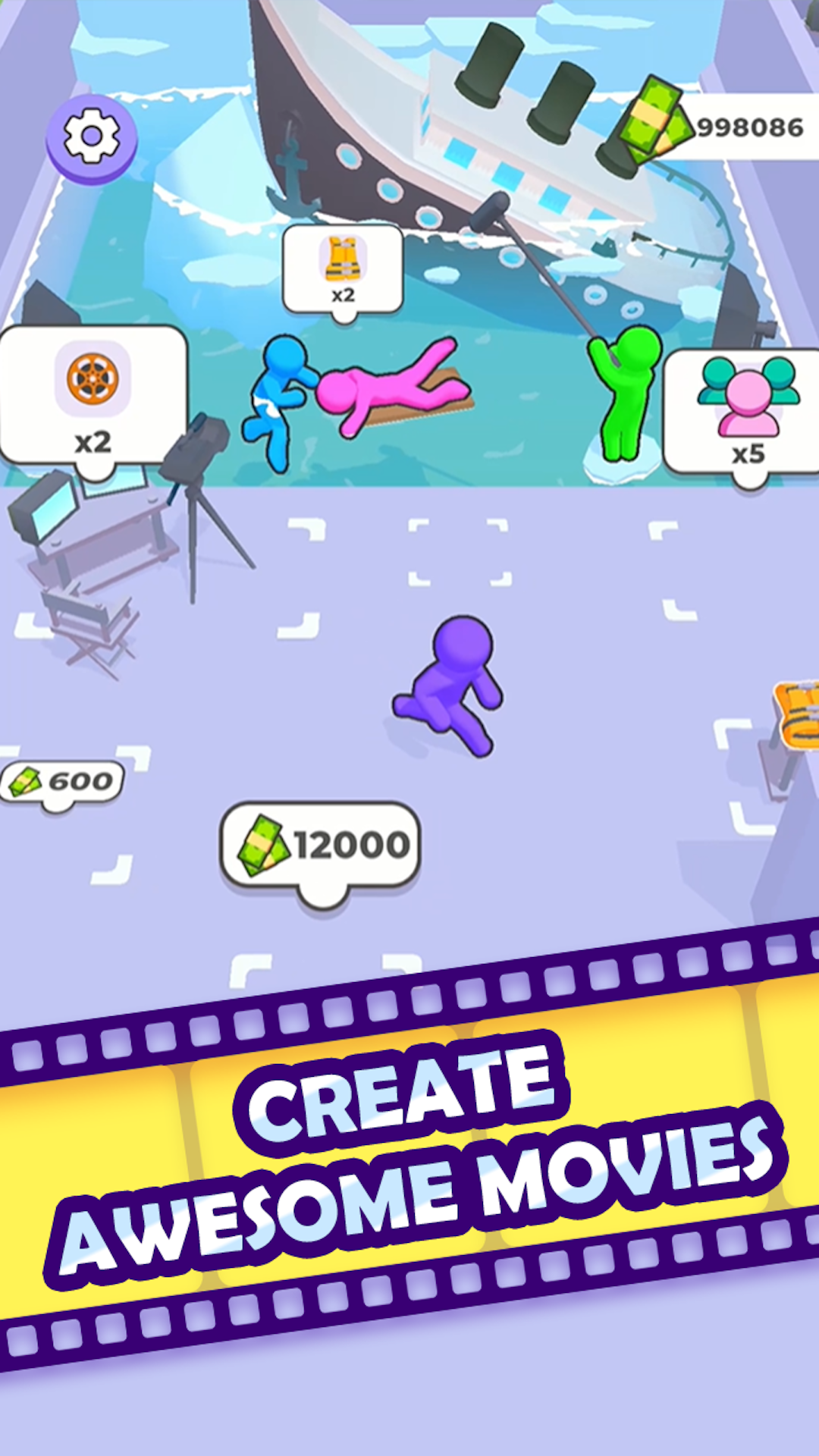 Movie Maker: Cinema tycoon. Work games. Business simulator - App on ...