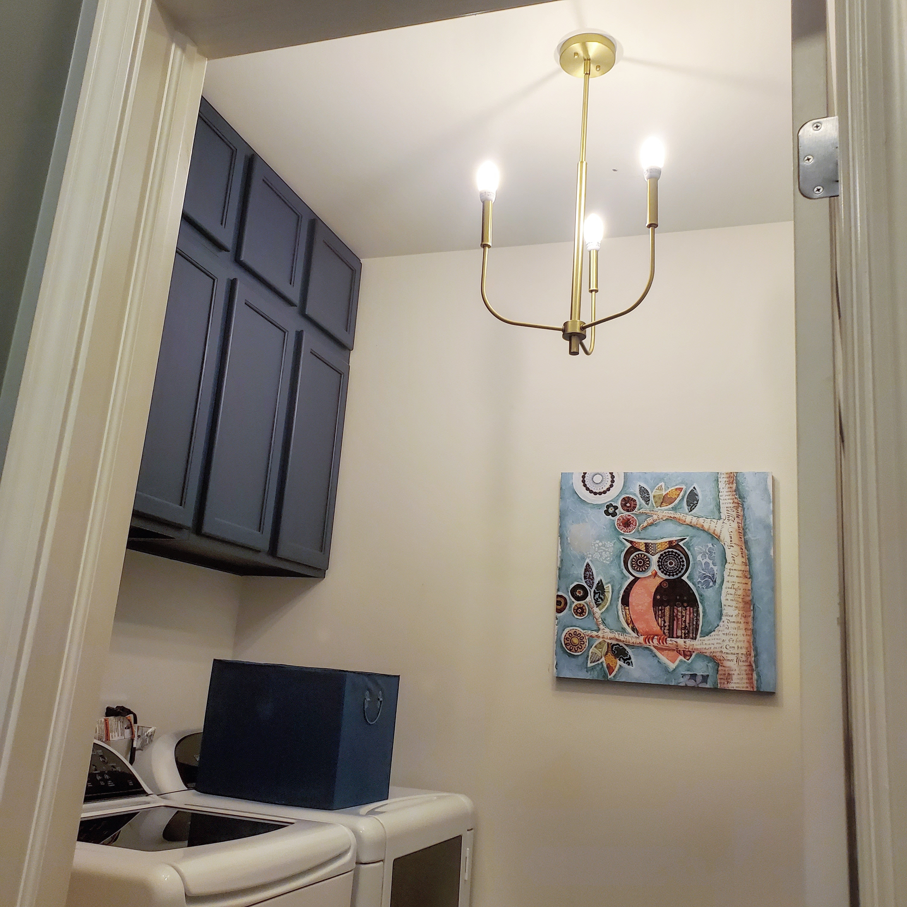 $16/mo - Finance MOTINI 3-Light Farmhouse Chandelier in Gold Brushed ...