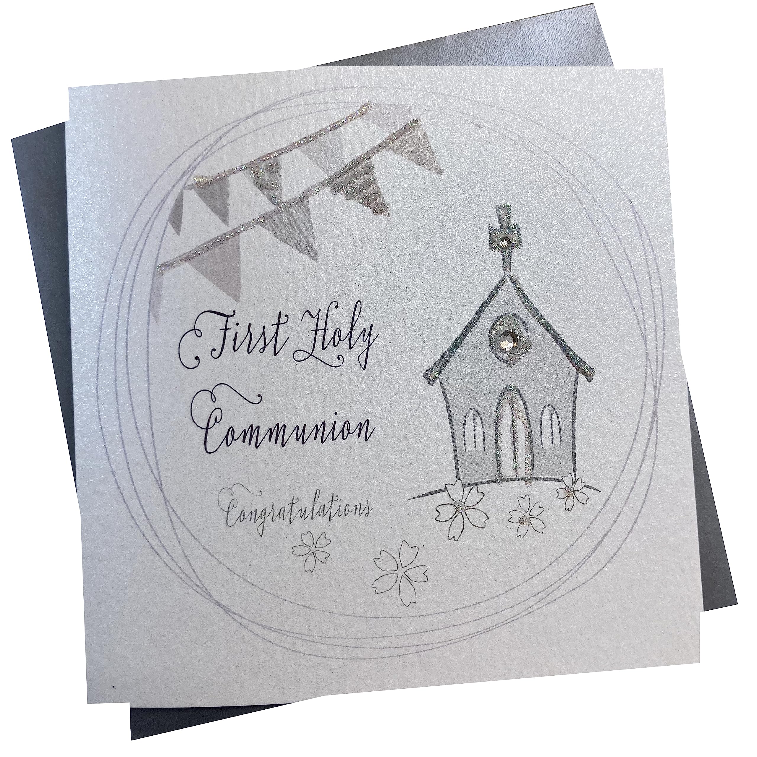 Handmade Holy Communion Cards Custom First Communion Holy Cards