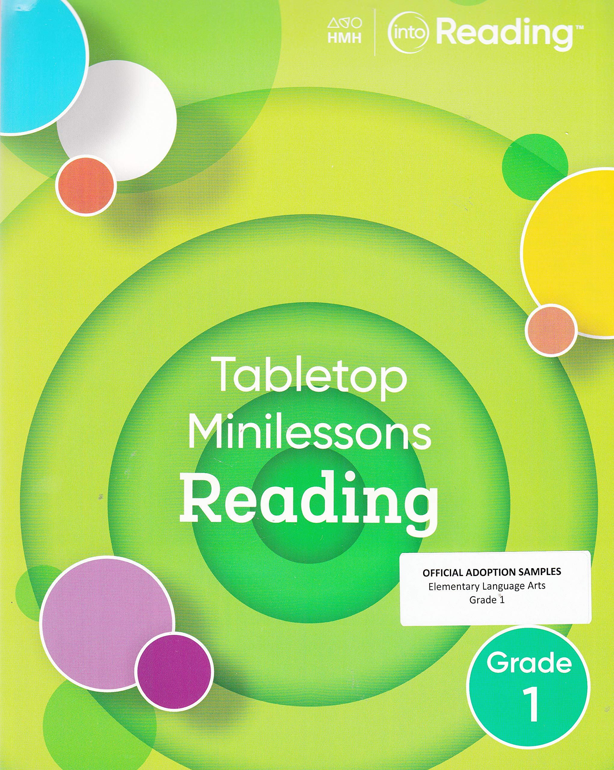 Tabletop Minilessons Reading Grade 1 (Into Reading): Hmh: 9781328522917 ...