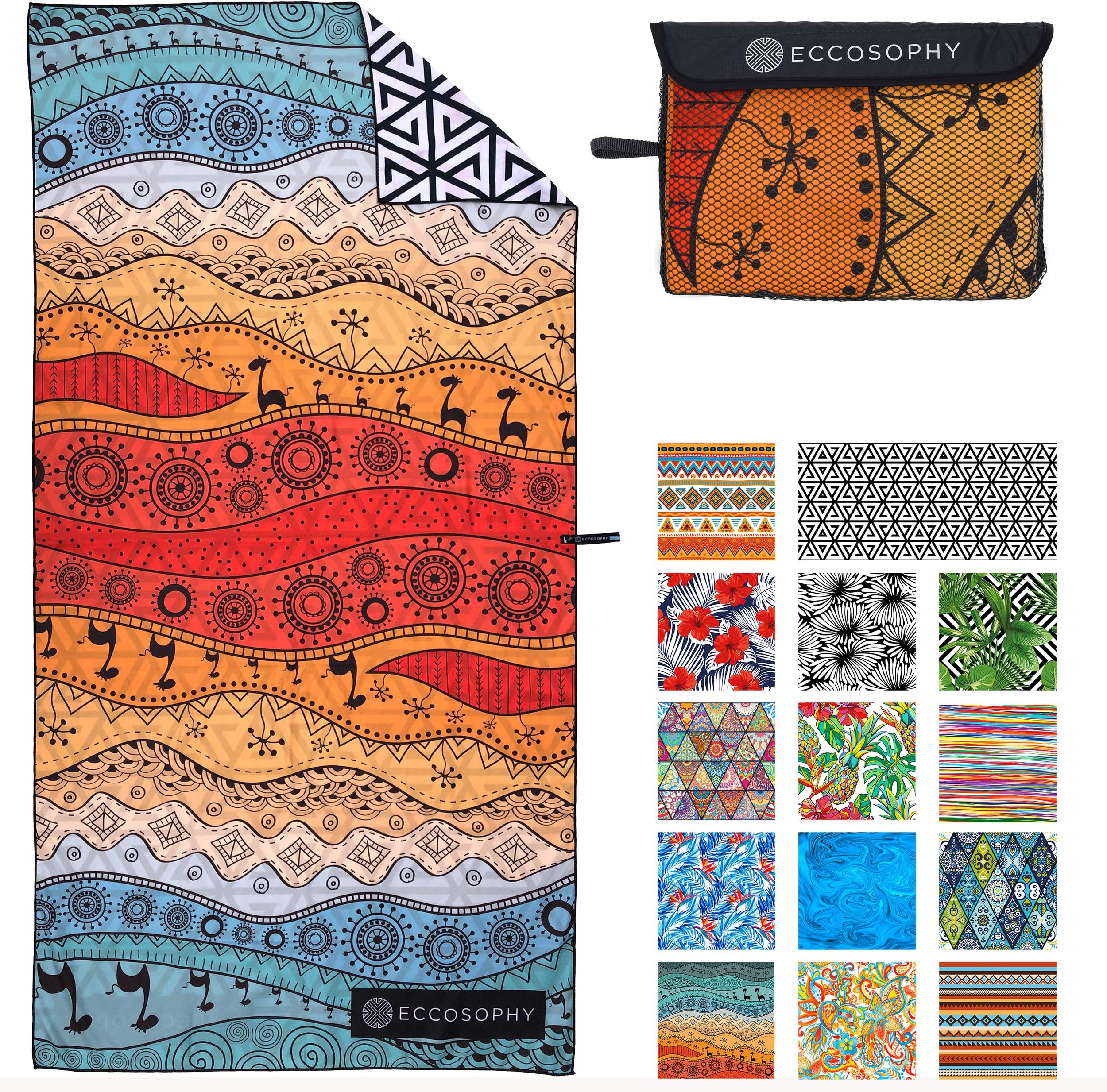 Amazon.com: Elite Trend Microfiber Beach Towel - Extra Large 78x35 Inch ...