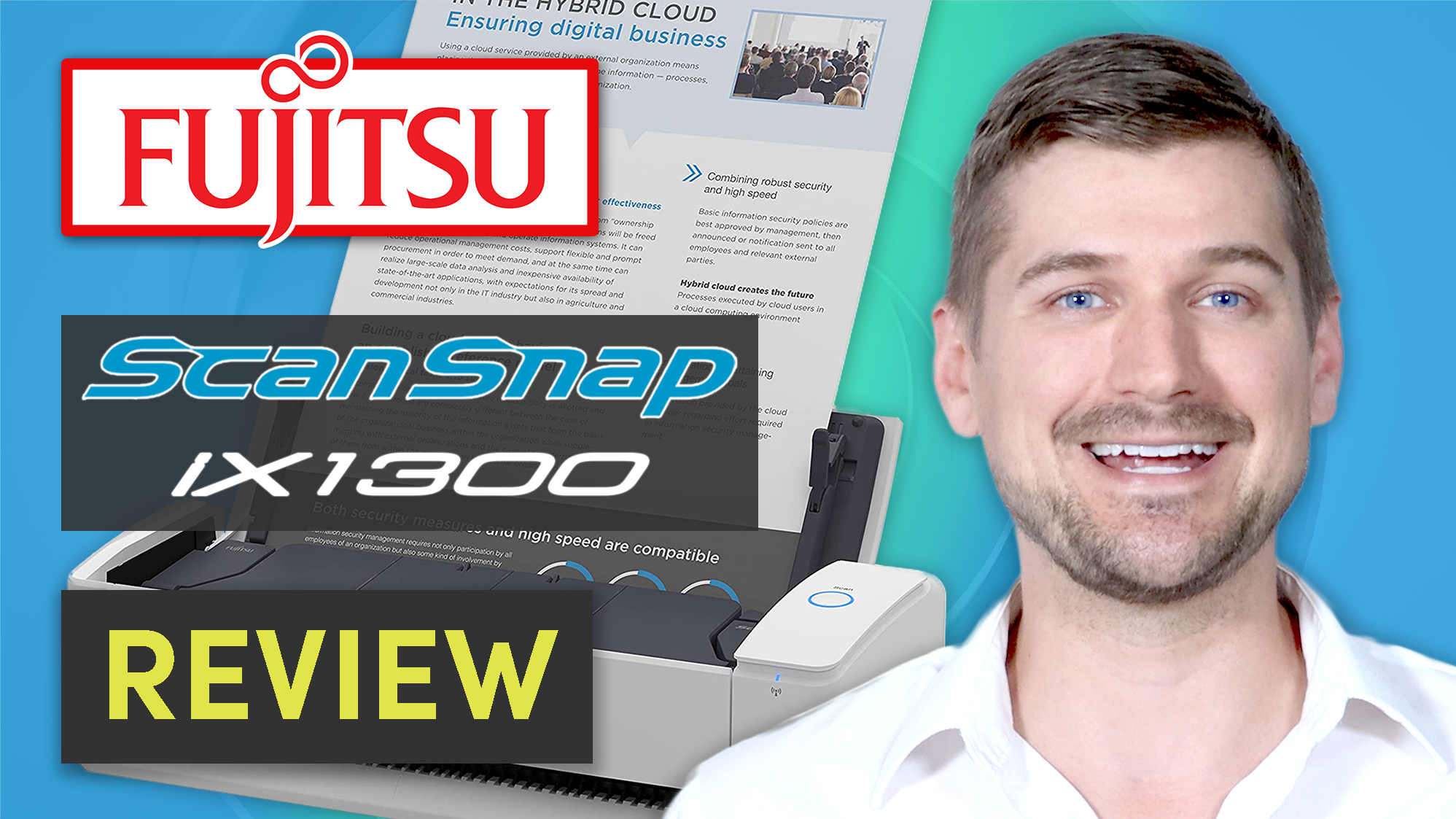 Watch ScanSnap iX1300 Review on Amazon Live