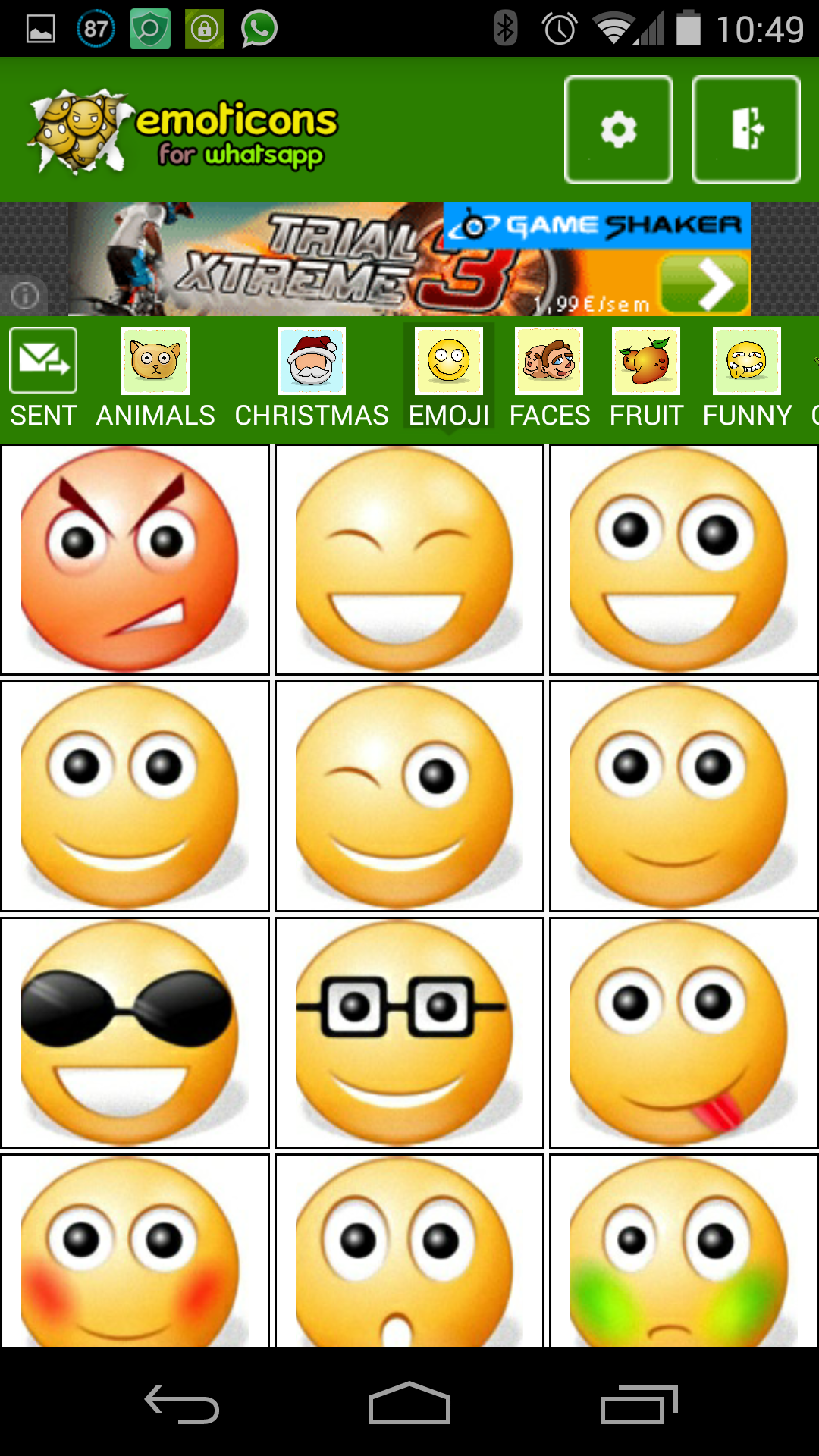 Emoticons Sharing - App on Amazon Appstore