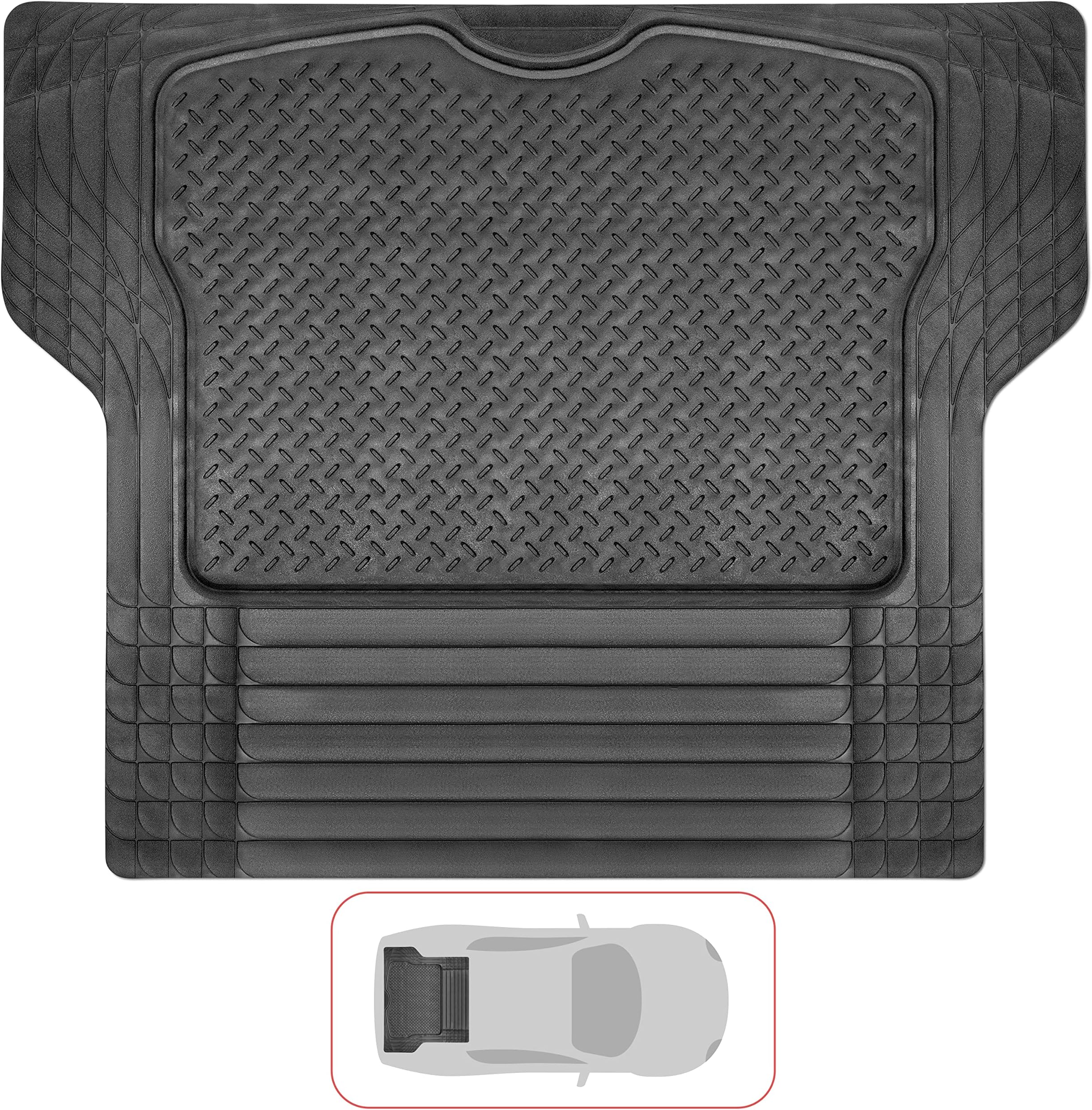 Amazon.com: Dependable Industries Premium Non-Slip Car Trunk Mat Cargo ...
