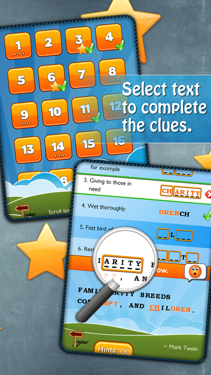Quote Unquote: Crossword puzzles meet famous quotations! - App on ...