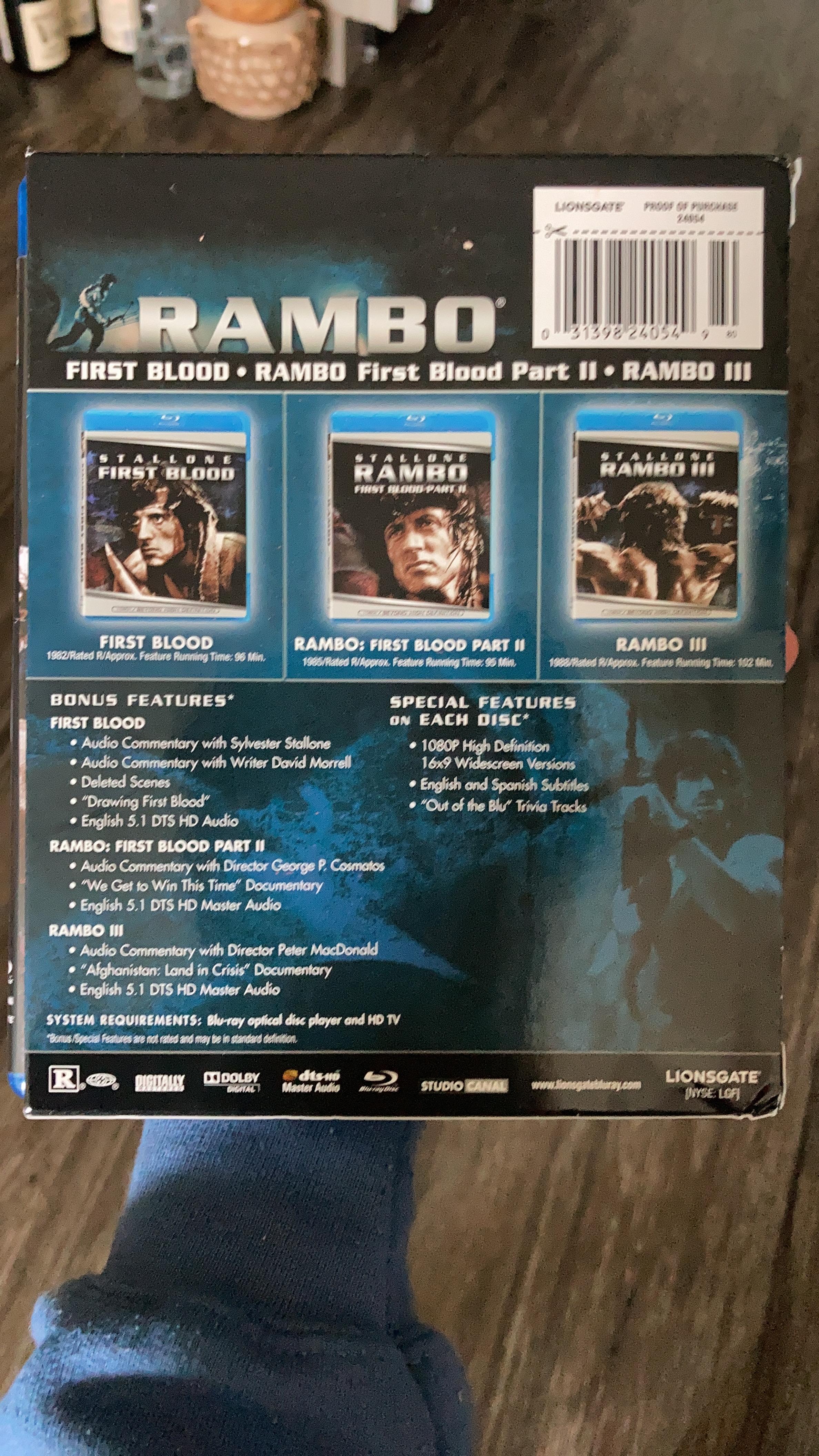 Amazon.com: Rambo Trilogy [VHS] : Stallone: Movies & TV