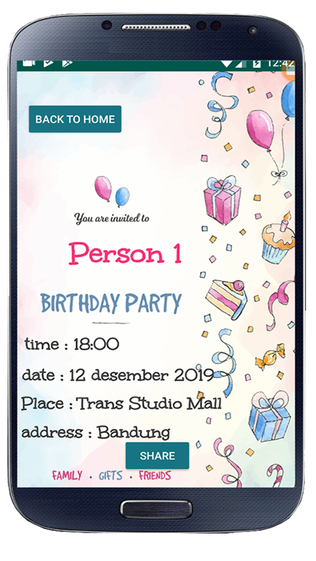 Digital Invitation Card - App on Amazon Appstore