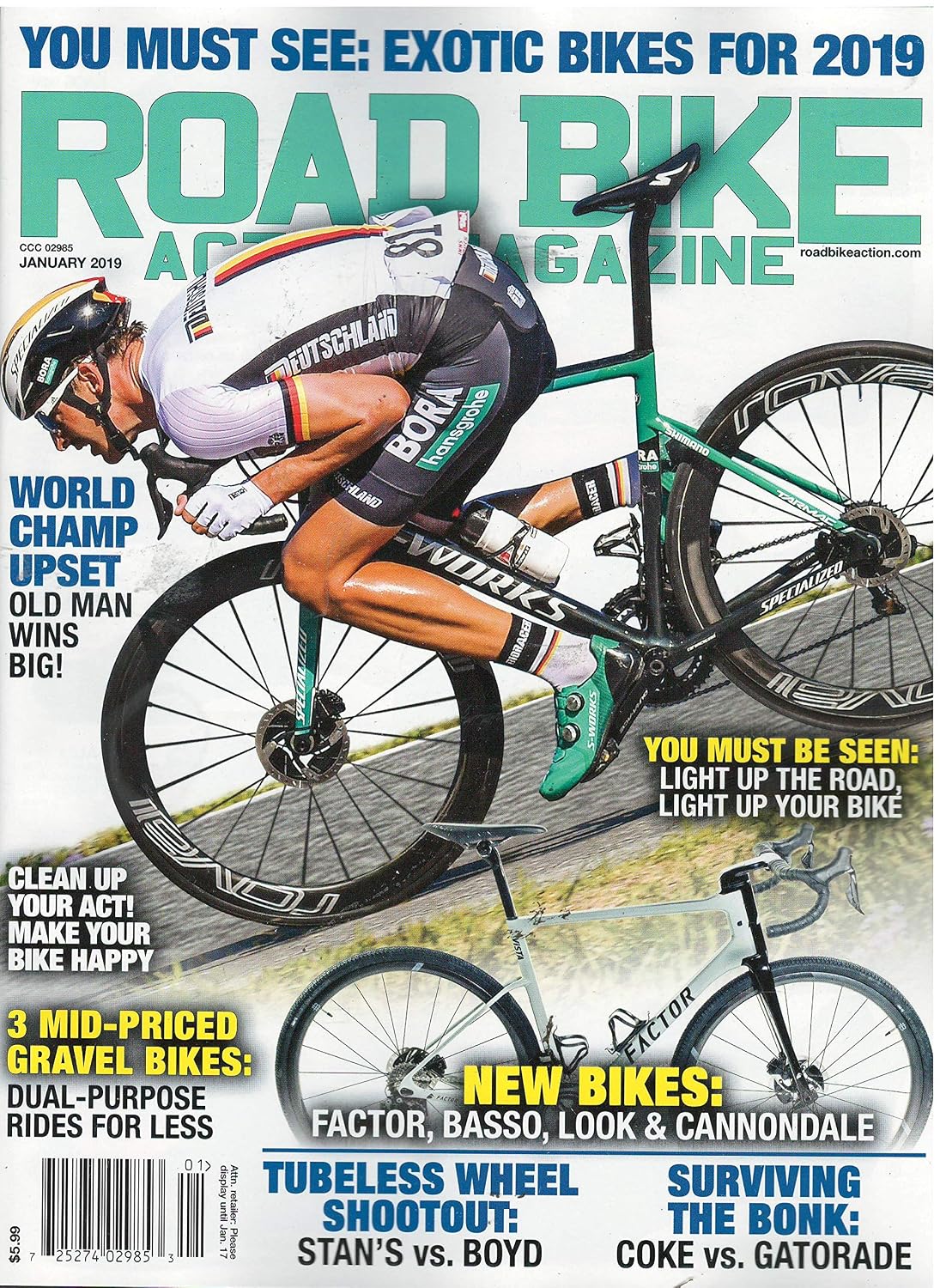 Road Bike Action Magazine January 2019 Exotic Bikes for 2019: Amazon ...