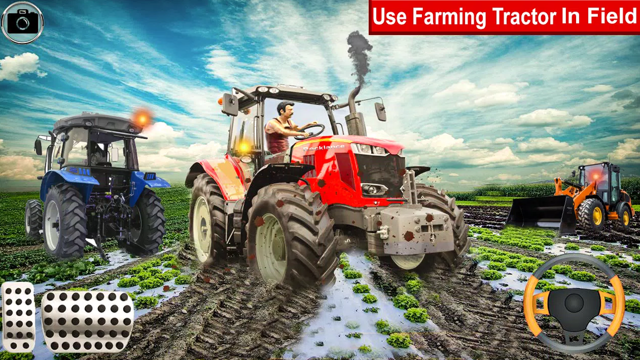 Real Tractor Driving Farming Simulator: Modern Farming Game - App on ...