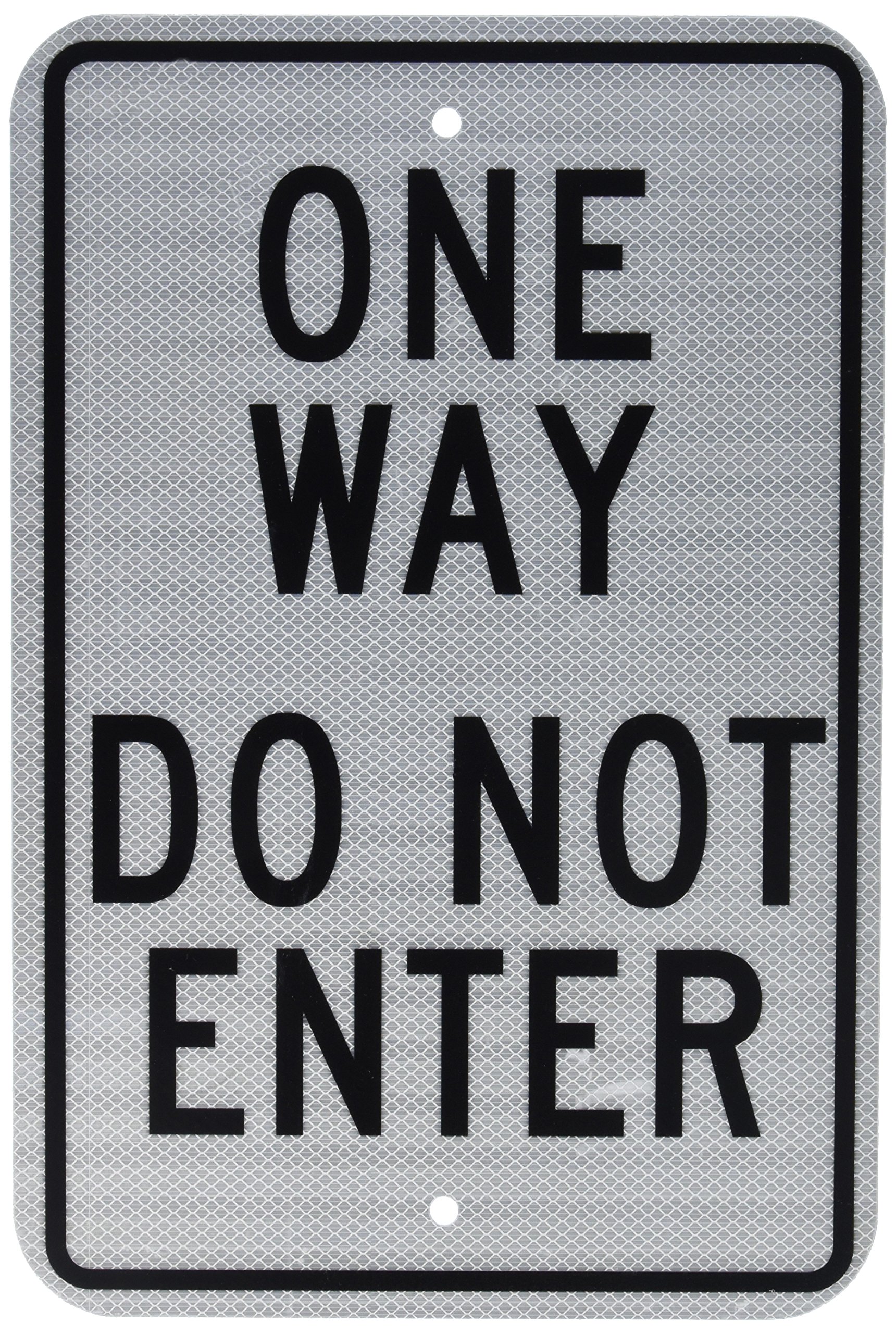 Snapklik.com : NMC TM73K ONE WAY DO NOT ENTER Sign 12 In. X 18 In ...
