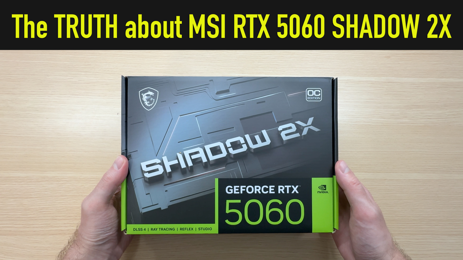 Watch Noisy or Quiet? MSI RTX 5060 SHADOW 2X OC Review on Amazon Live