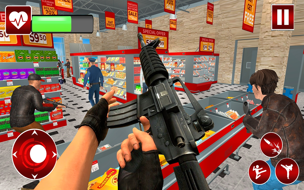 Super Market Robbery Mall shooting - App on Amazon Appstore