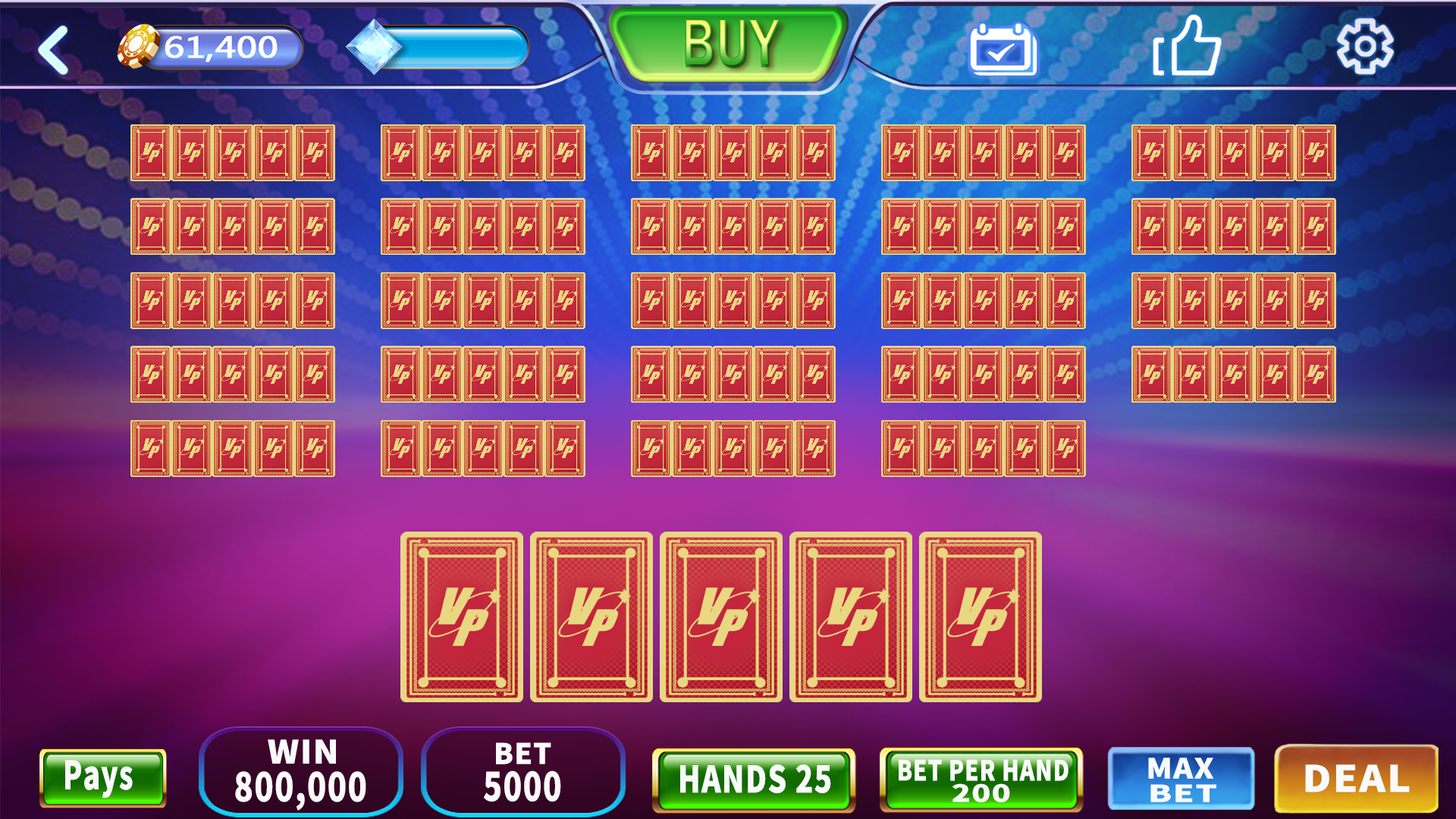Video Poker- Royal House Free offline Vegas Multi hand VP game - App on ...