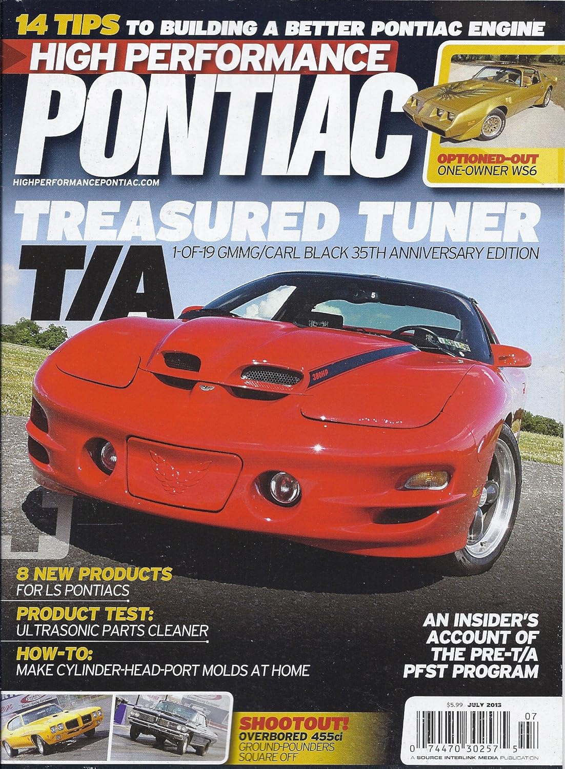 High Performance Pontiac Magazine (July 2013 (Treasured Tuner)): Thomas ...