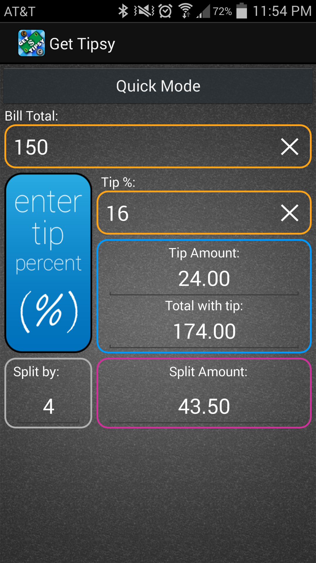 Get Tipsy Tip Calculator - App on Amazon Appstore