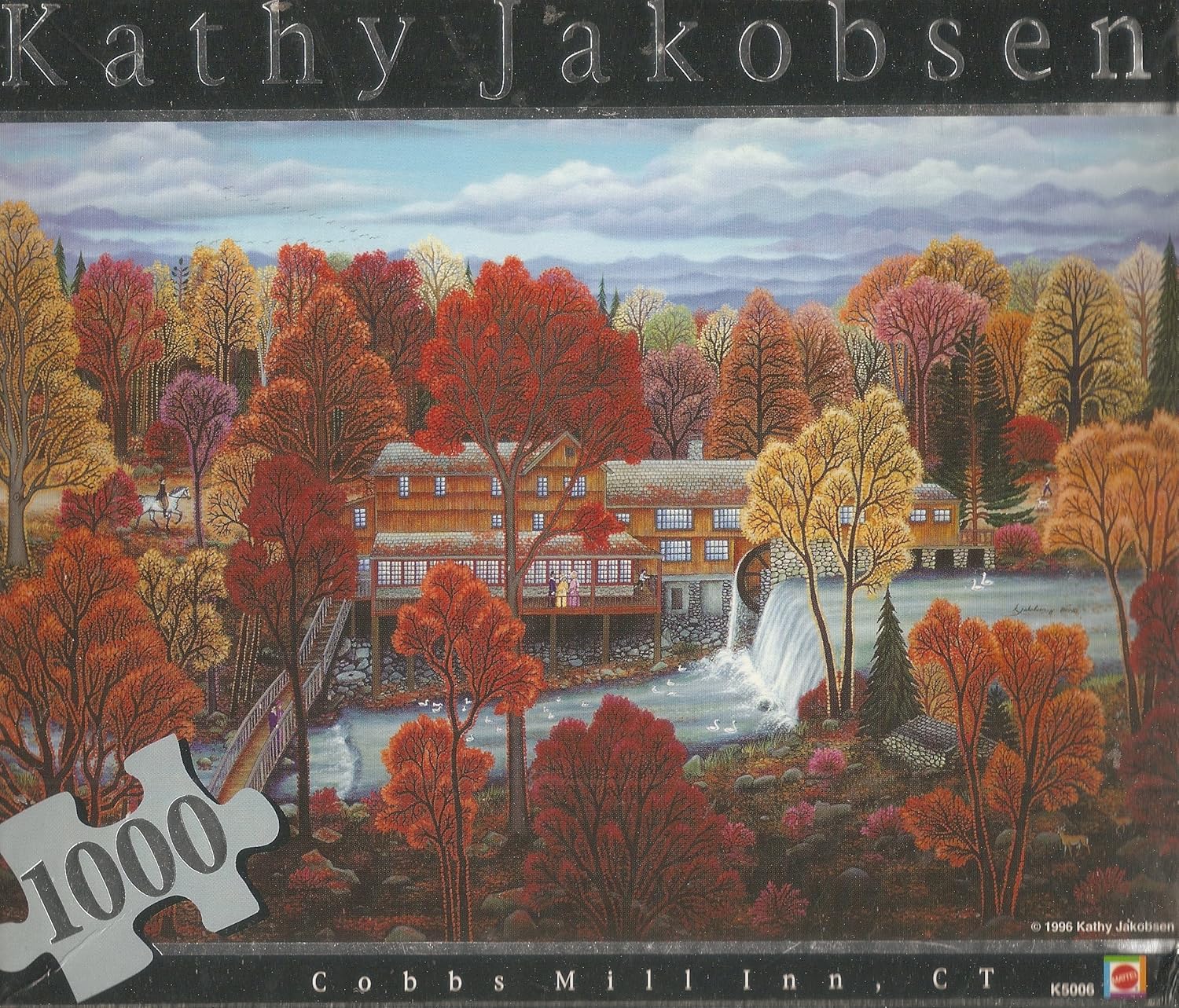 Mattel KATHY JAKOBSEN 1000-PC PUZZLE (COBBS MILL INN) : Amazon.co.uk ...