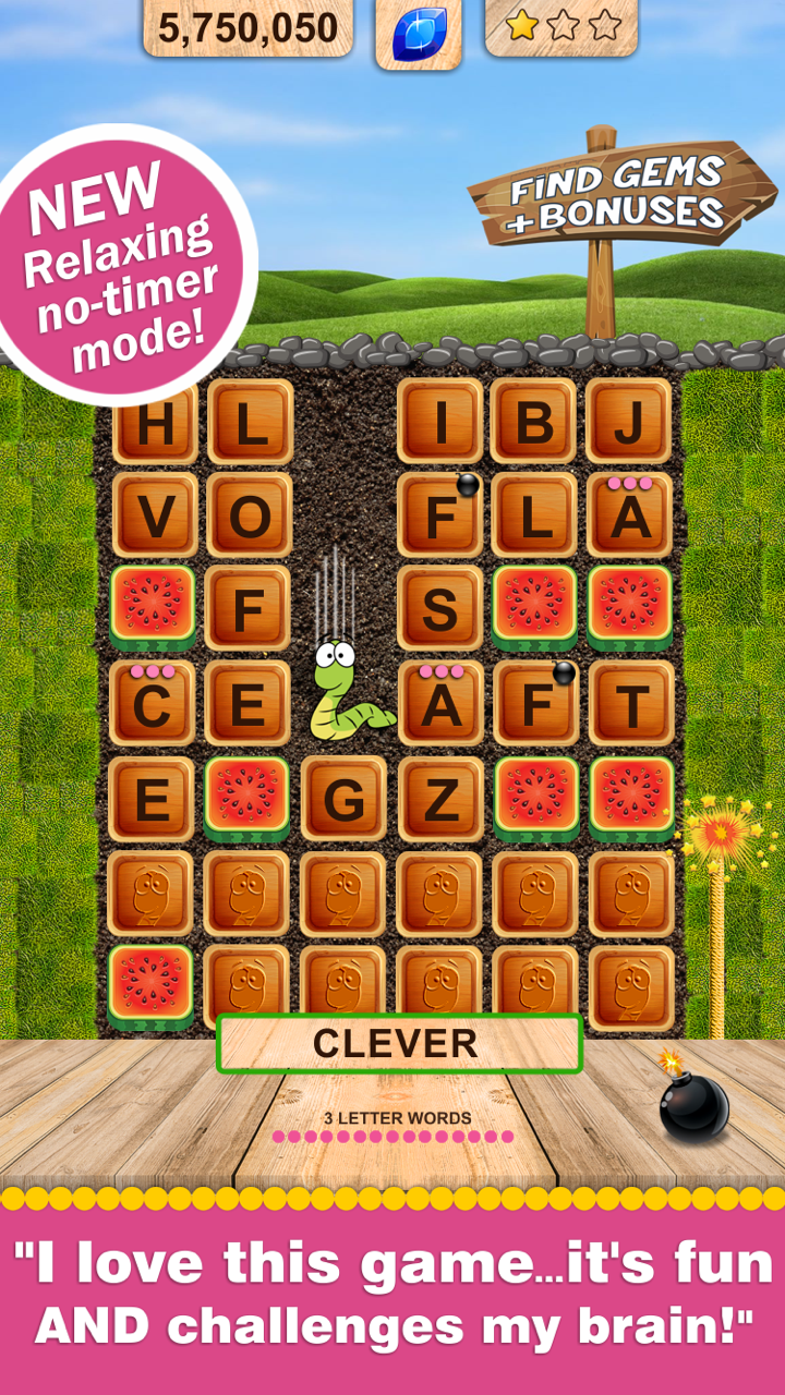 Word Wow Seasons - The worm is back for more word finding action! - App ...