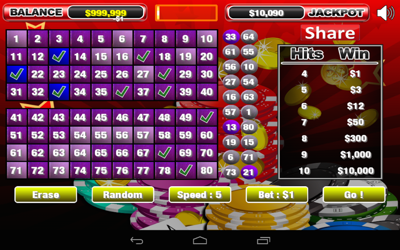 Wild Bets Keno Wild Buffalo Game - App on Amazon Appstore