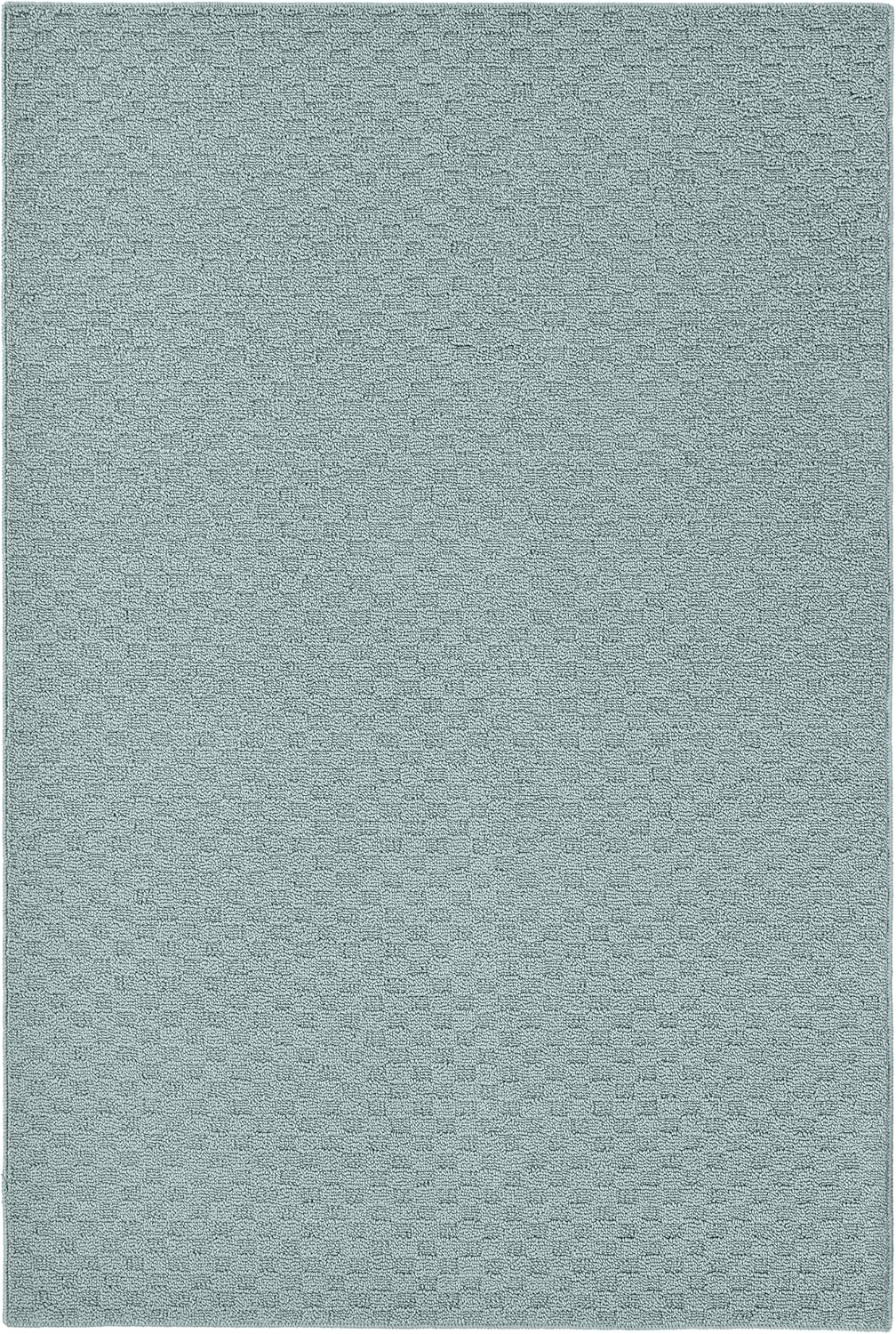 Amazon.com: Garland Rug Town Square Sea Foam 4' x 6' Non Slip Area Rug ...