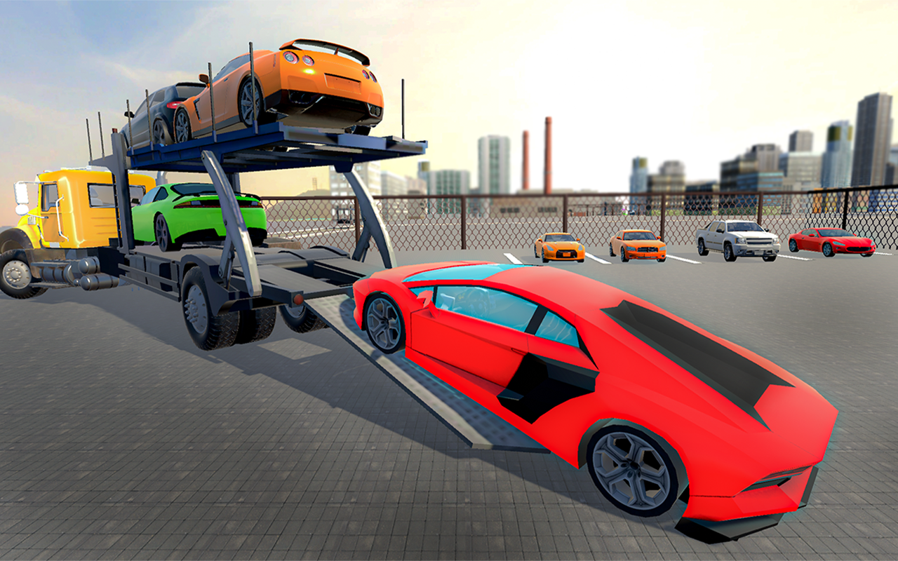 American Trailer Truck Driving | Truck Car Transport Simulator - App on ...