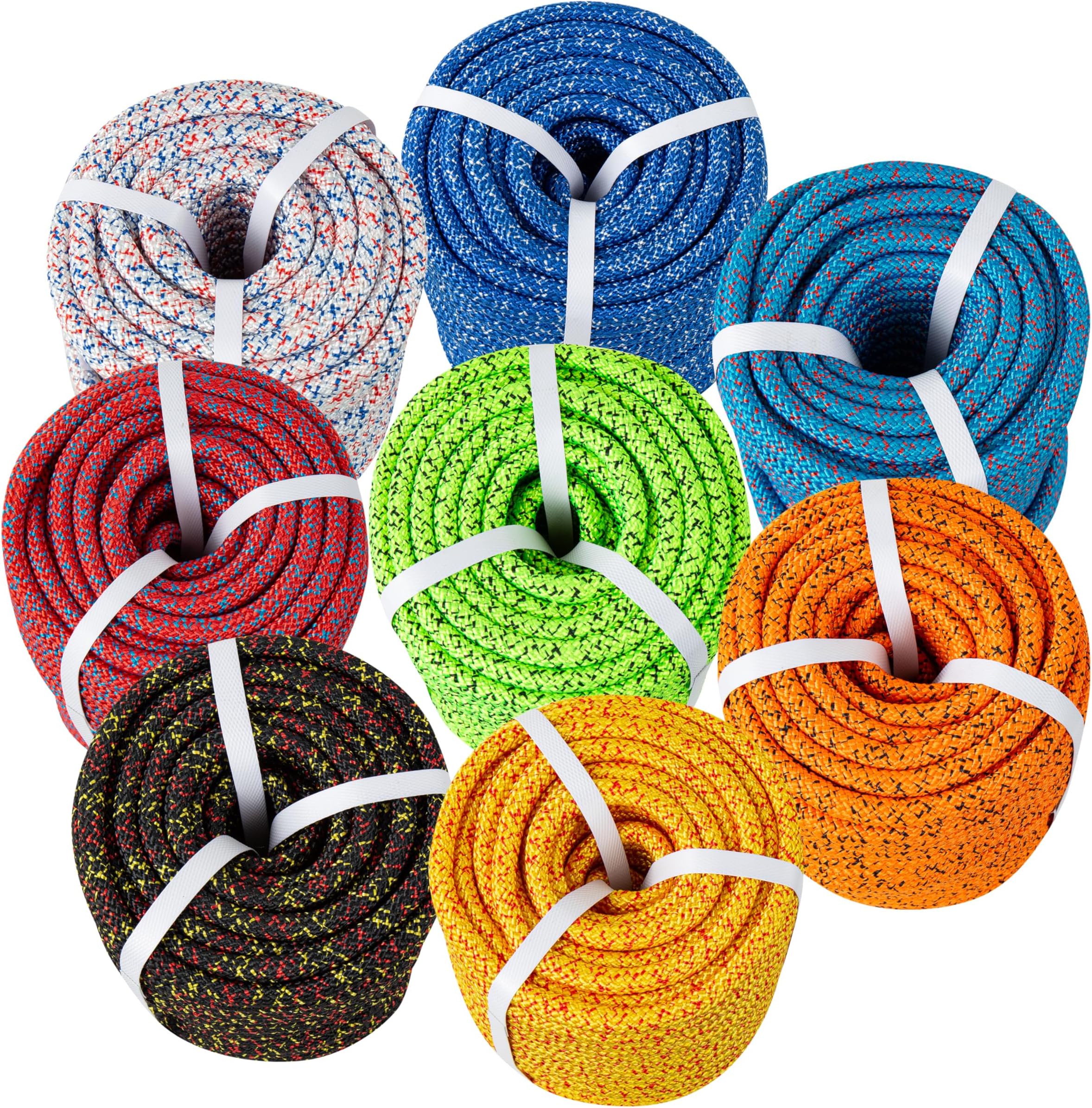 Amazon.com: Zeluga 15-525 11mm x 125ft. Double Braided Arborist Rope ...
