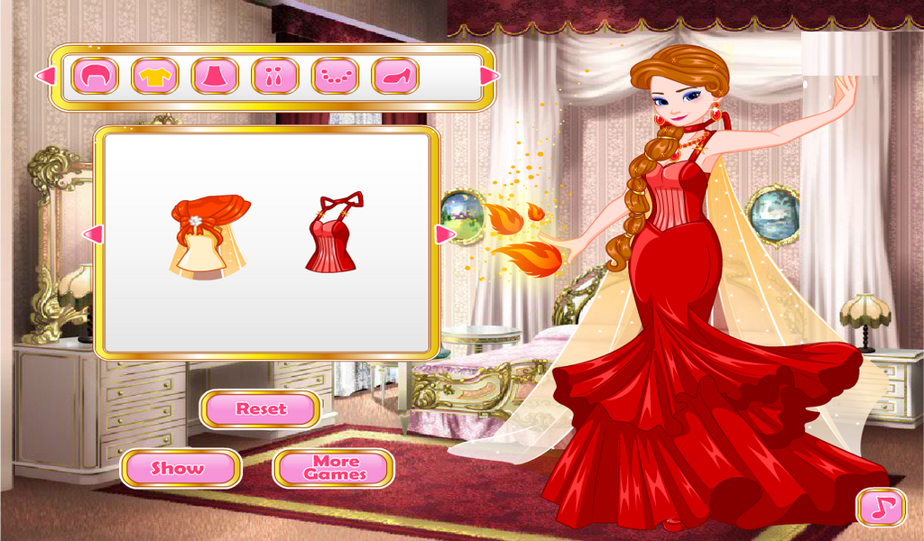 Makeover princess Elsa fire - App on Amazon Appstore