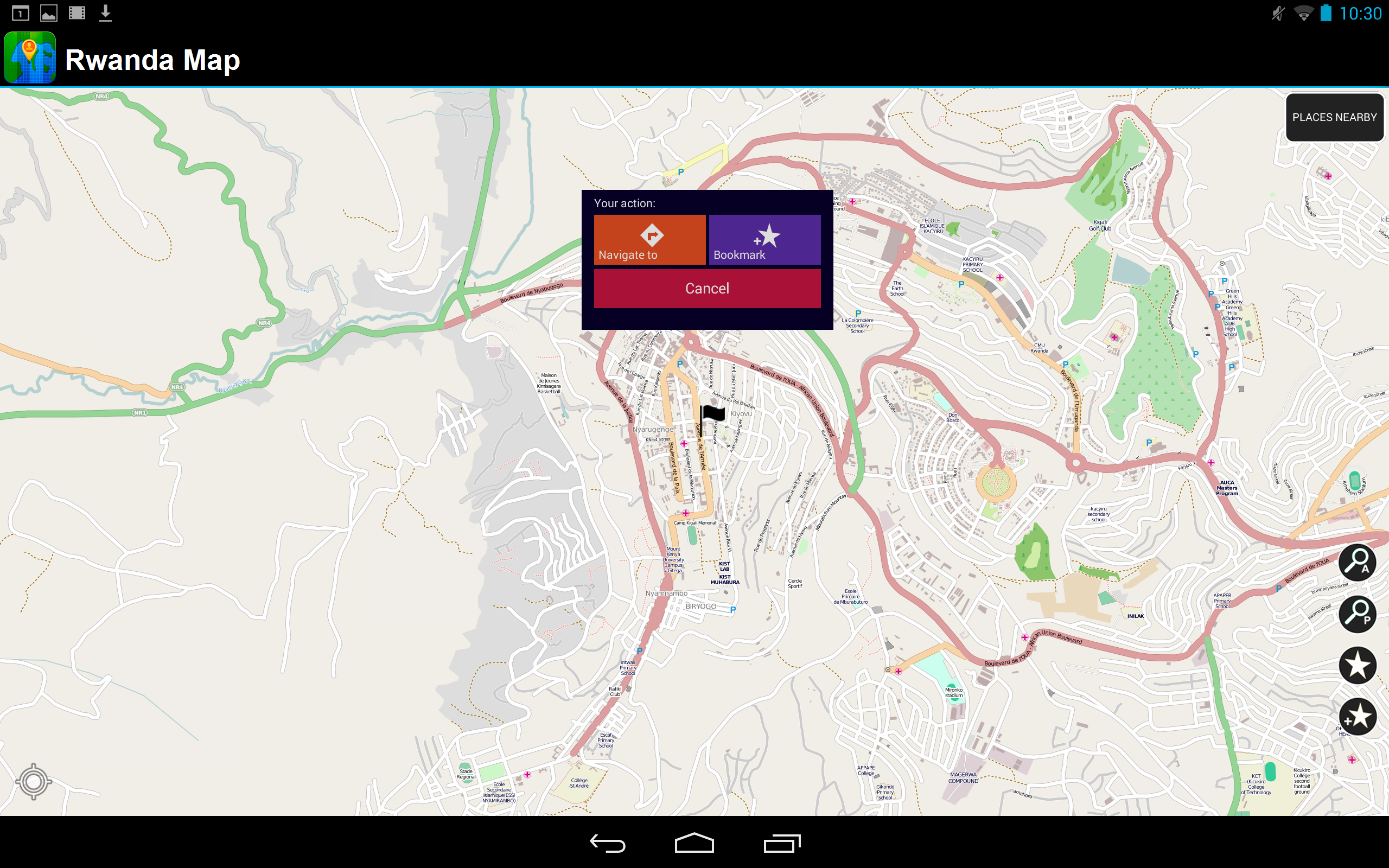 Rwanda - Offline Map - App on Amazon Appstore