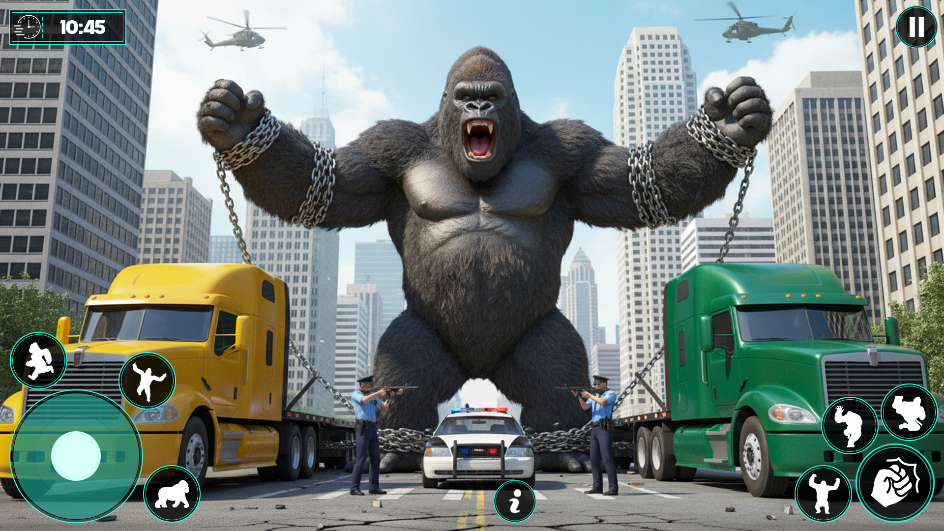 Mad Gorilla City Smash & Destruction Simulator Fighting Games Offline ...