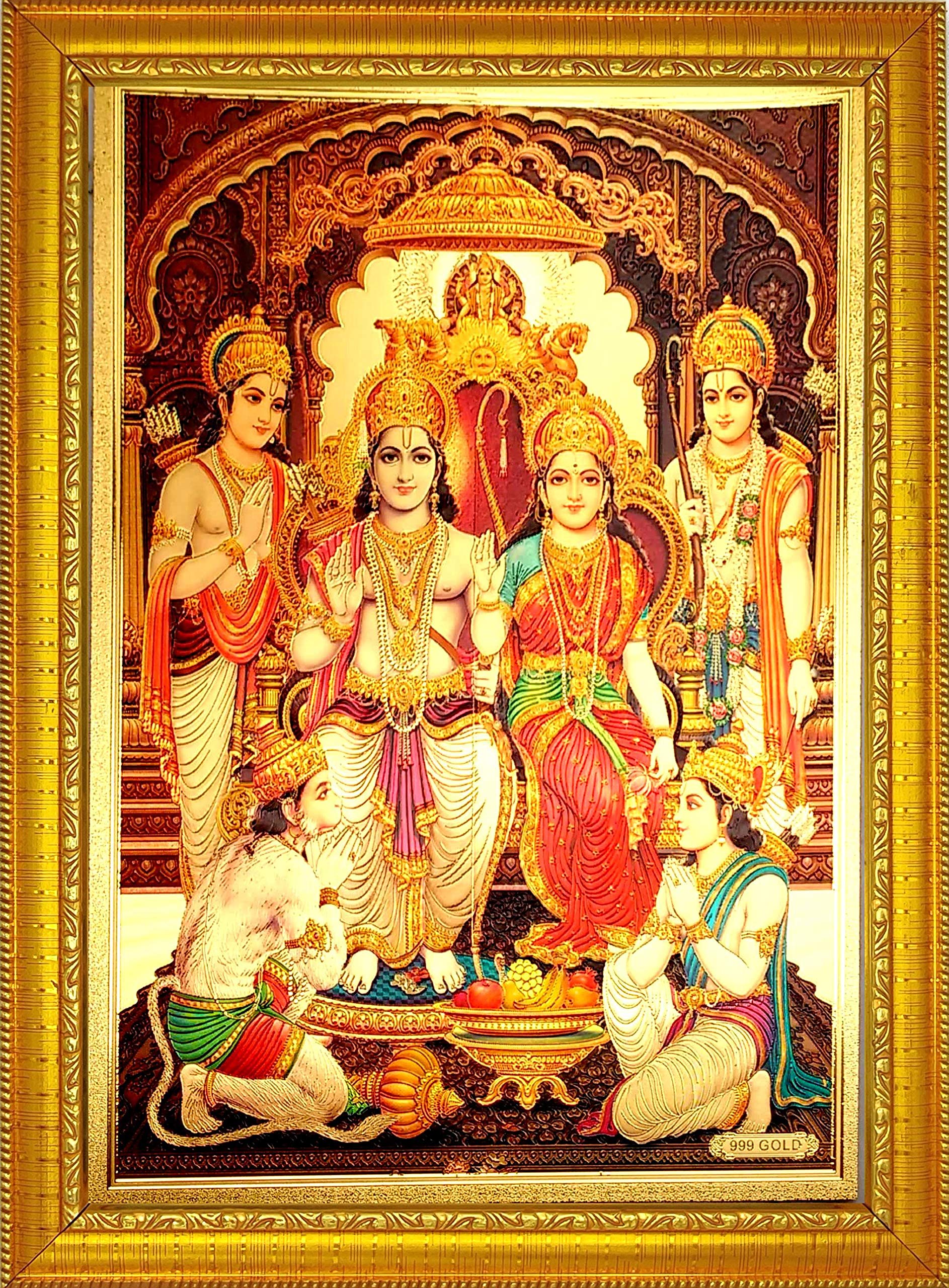 Buy ADA Handicraft Hindu Lord Goddess God Photo for Pooja and Wall ...