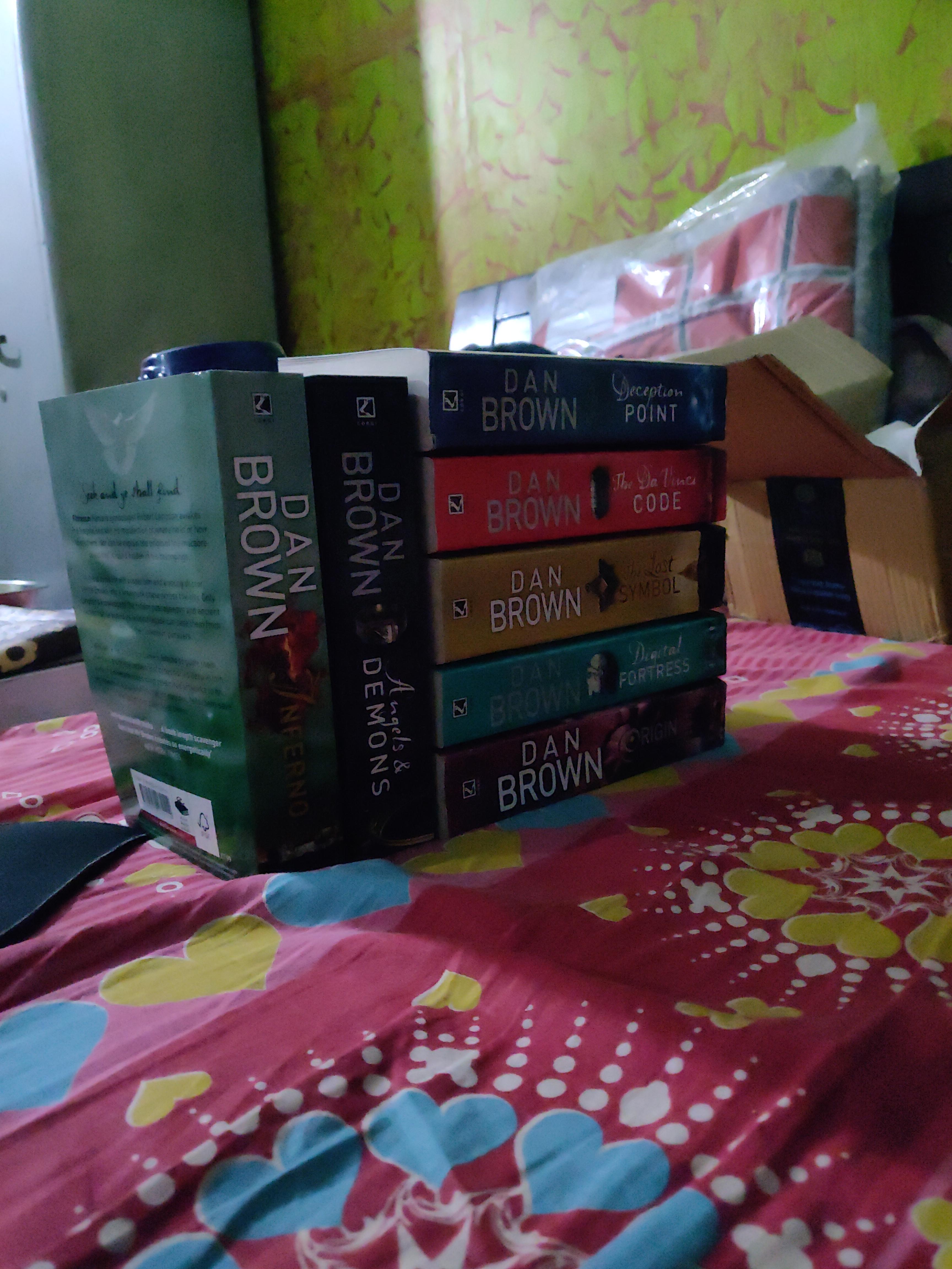 robert langdon series dan brown collection 5 books set (angels and ...