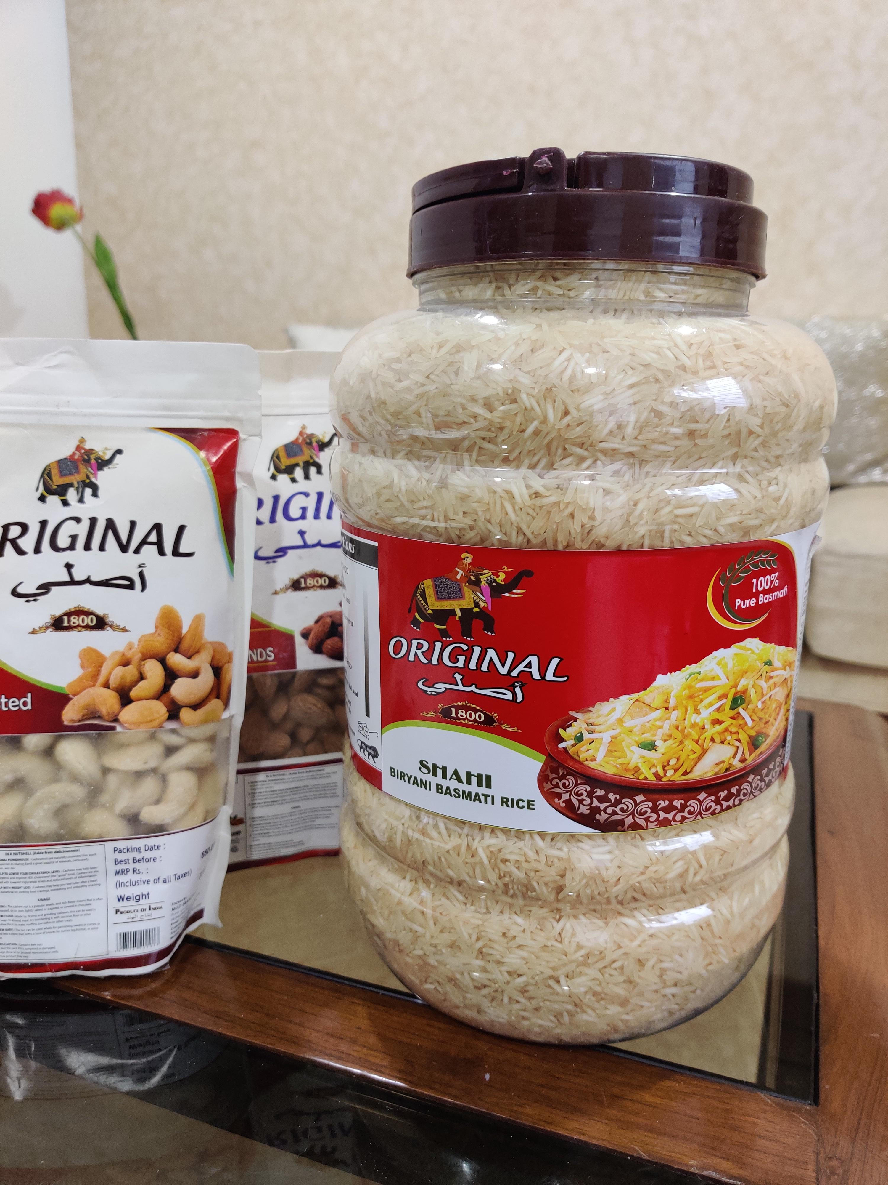 Original Royal Shahi Biryani Basmati Rice 5 KG JAR | Special Quality ...
