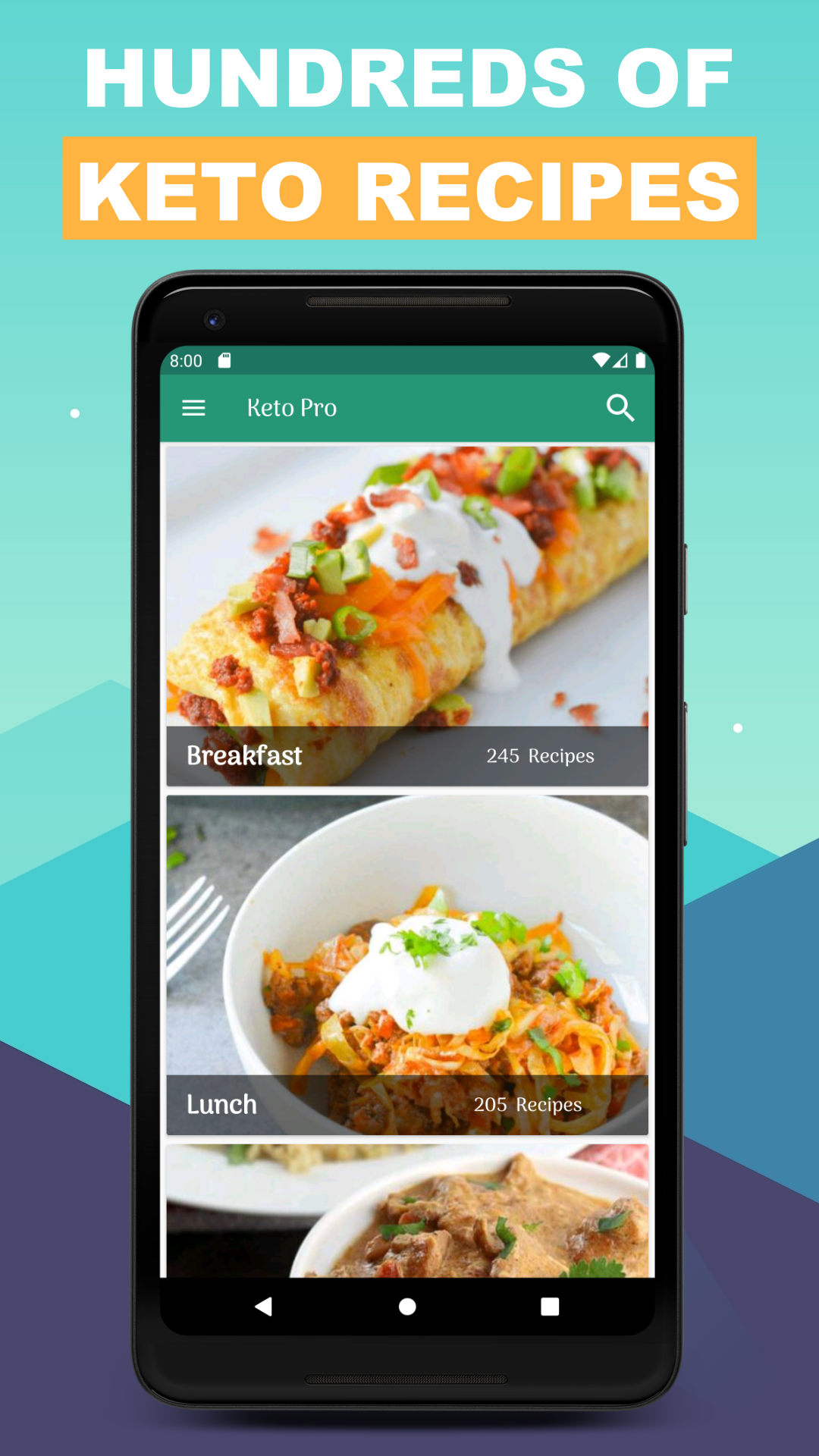 Keto Diet : Easy & Healthy Low Carb Keto Recipes - App on Amazon Appstore