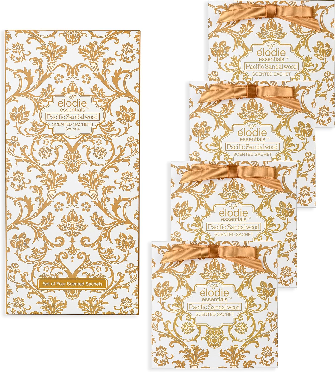 Amazon.com: Elodie Essentials Pacific Sandalwood Scented Sachets - Set ...
