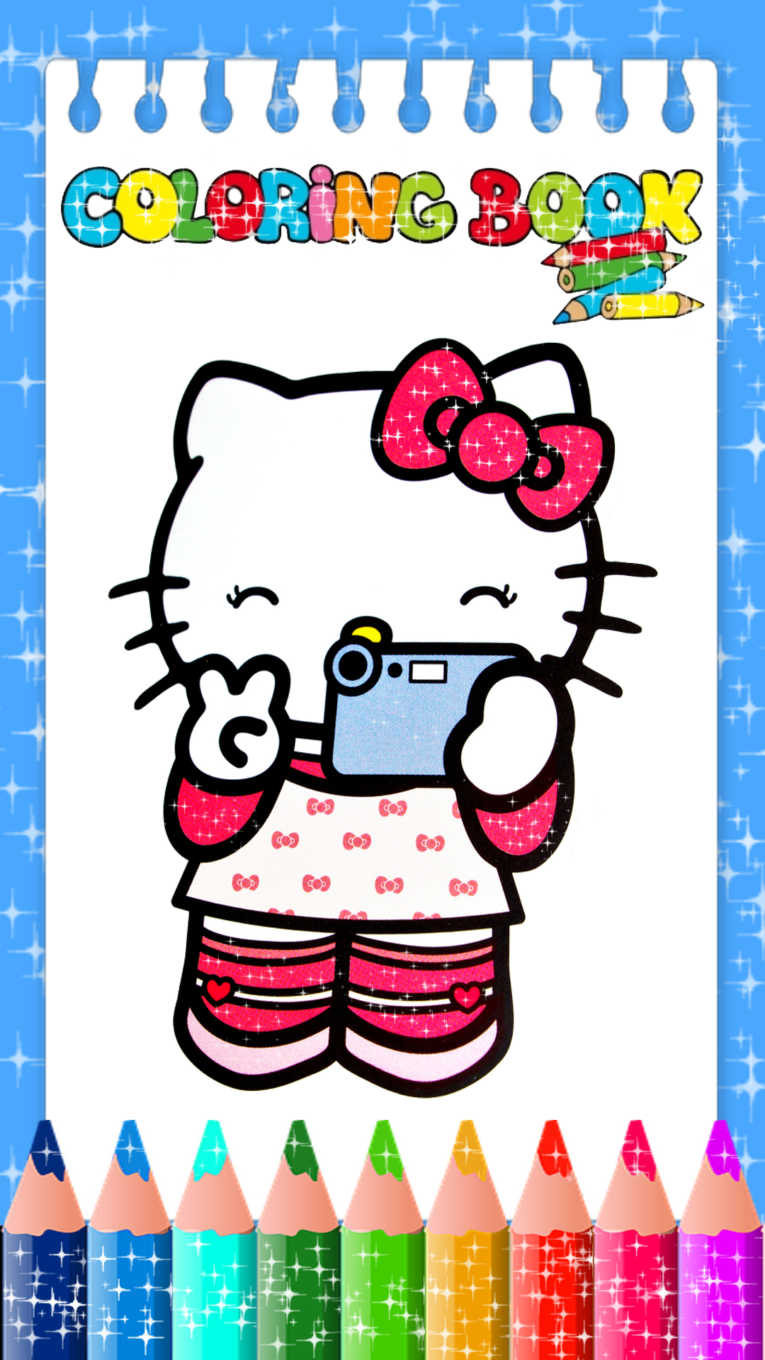 Glitter Coloring Book Cute Kitty:Amazon.co.uk:Appstore for Android