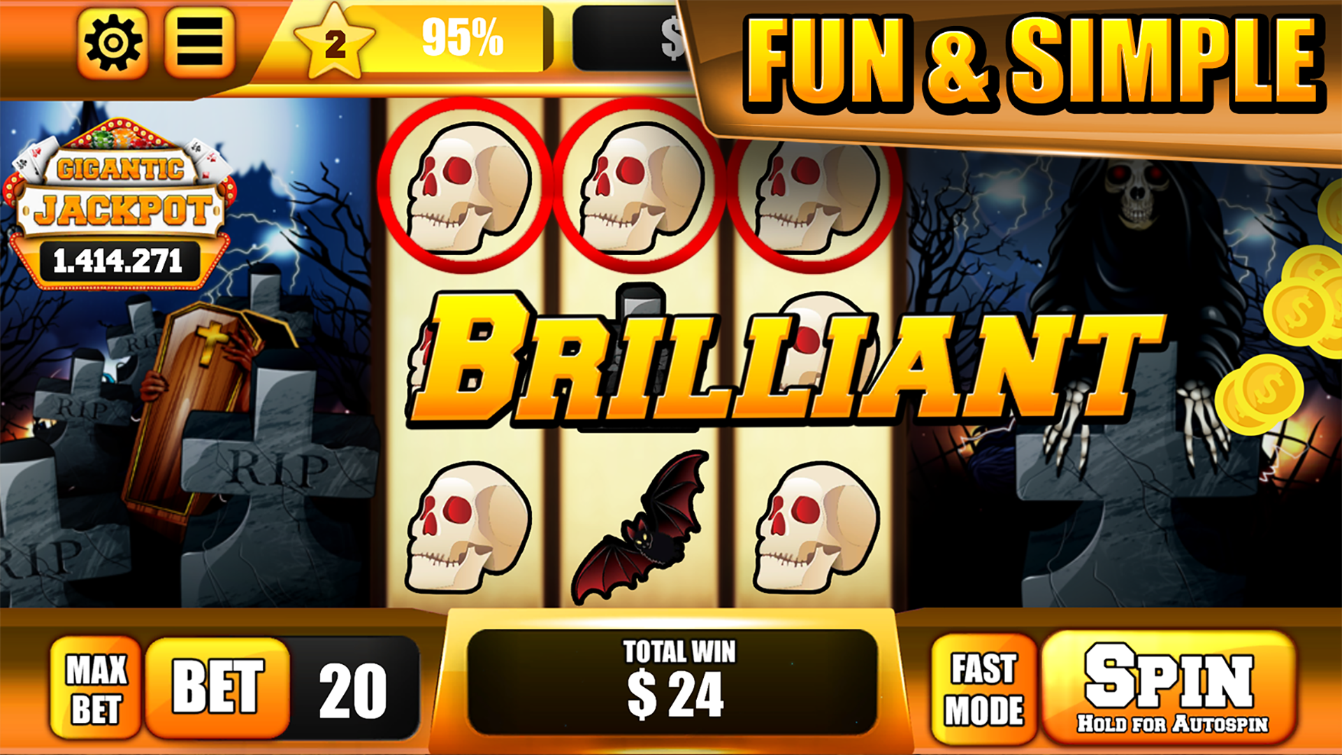 Walking Zombie Slot Machine - App on Amazon Appstore