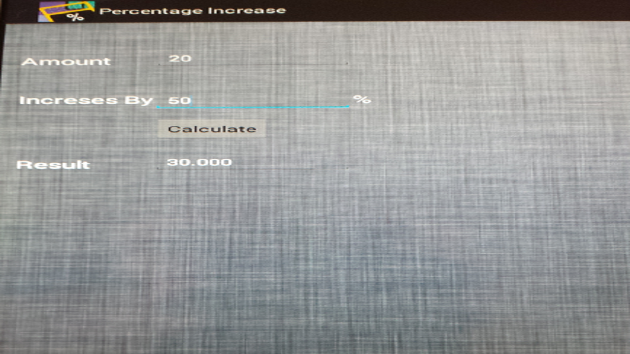 Percent Calculator For Free - App on the Amazon Appstore