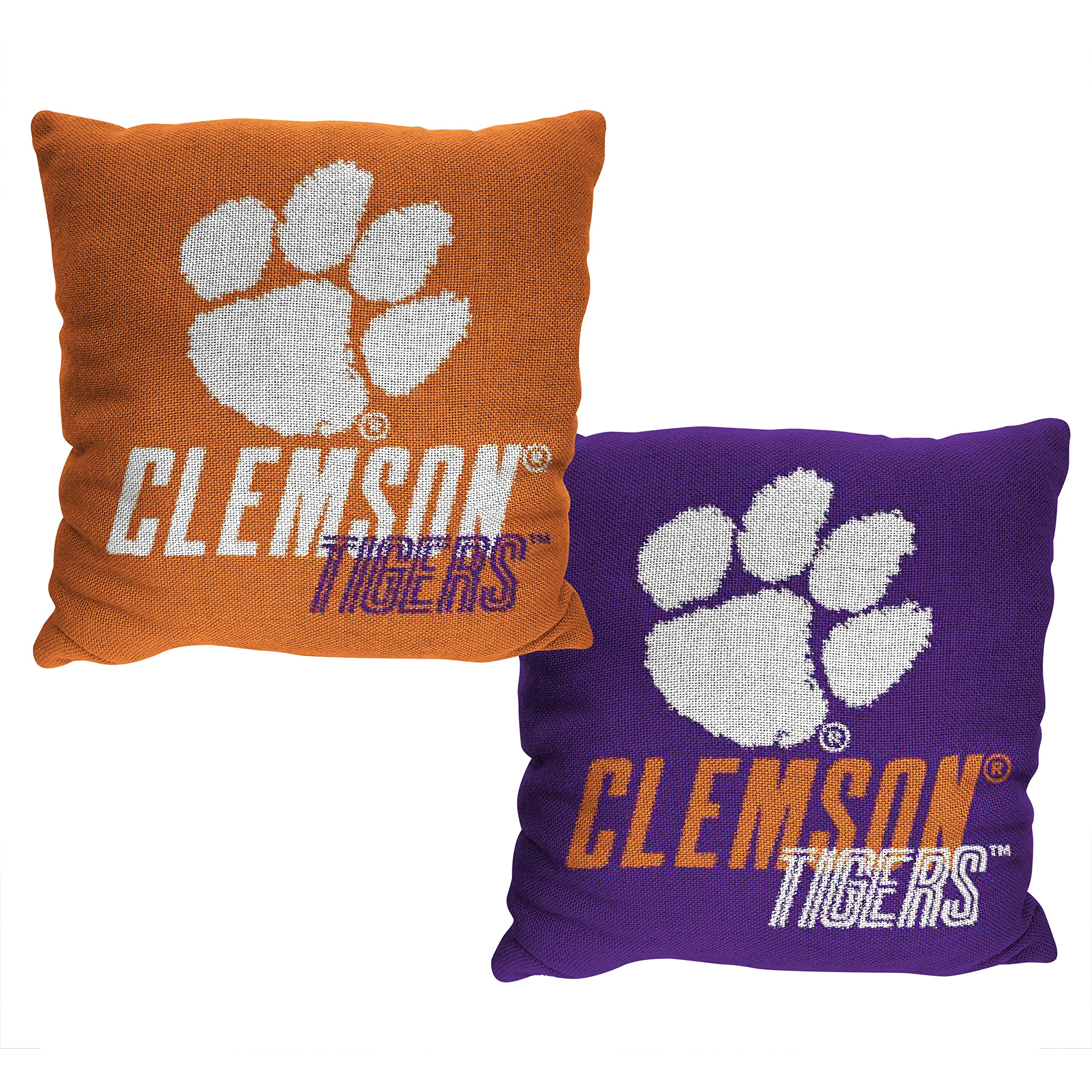 Amazon.com: NORTHWEST NCAA Clemson Reverb 20 x 20 Double Sided Jacquard ...
