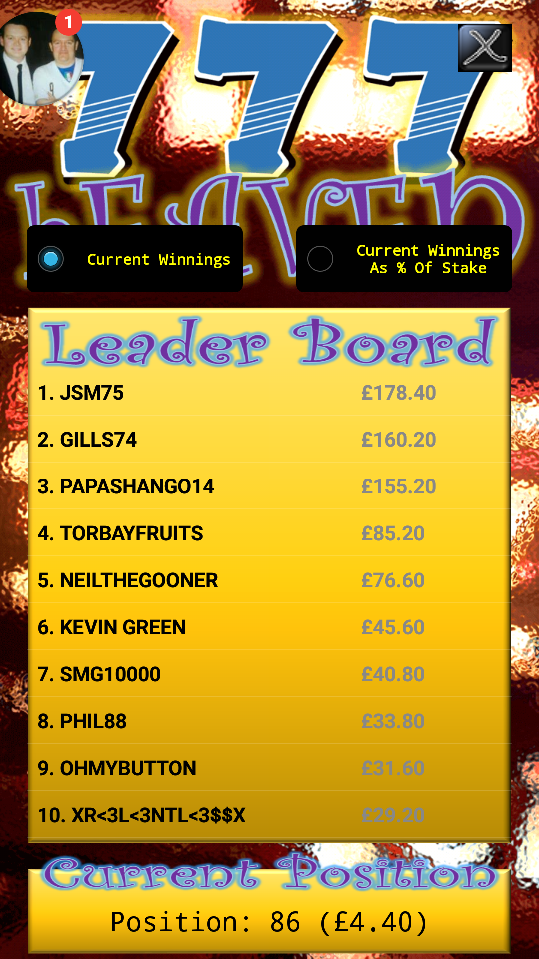 777 Heaven : Connected Sim - UK Classic Slot - App on Amazon Appstore