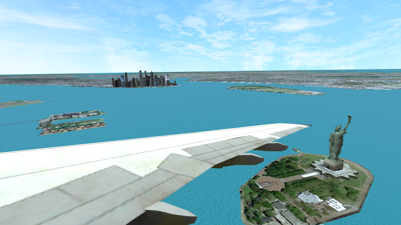 Boeing Flight Simulator 2014 HD - Flying in New York City, Real World ...