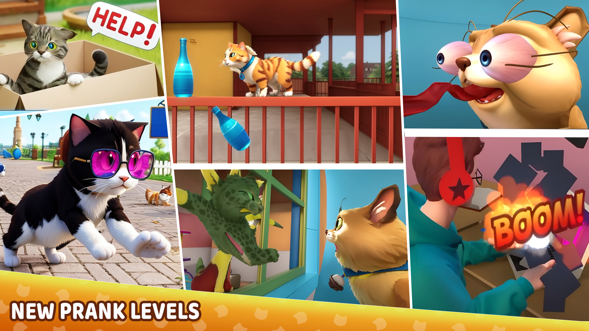 My Cute Pet Cat Simulator Game 3D - Virtual Cat Life Simulation New Naughty Kitten Games ...