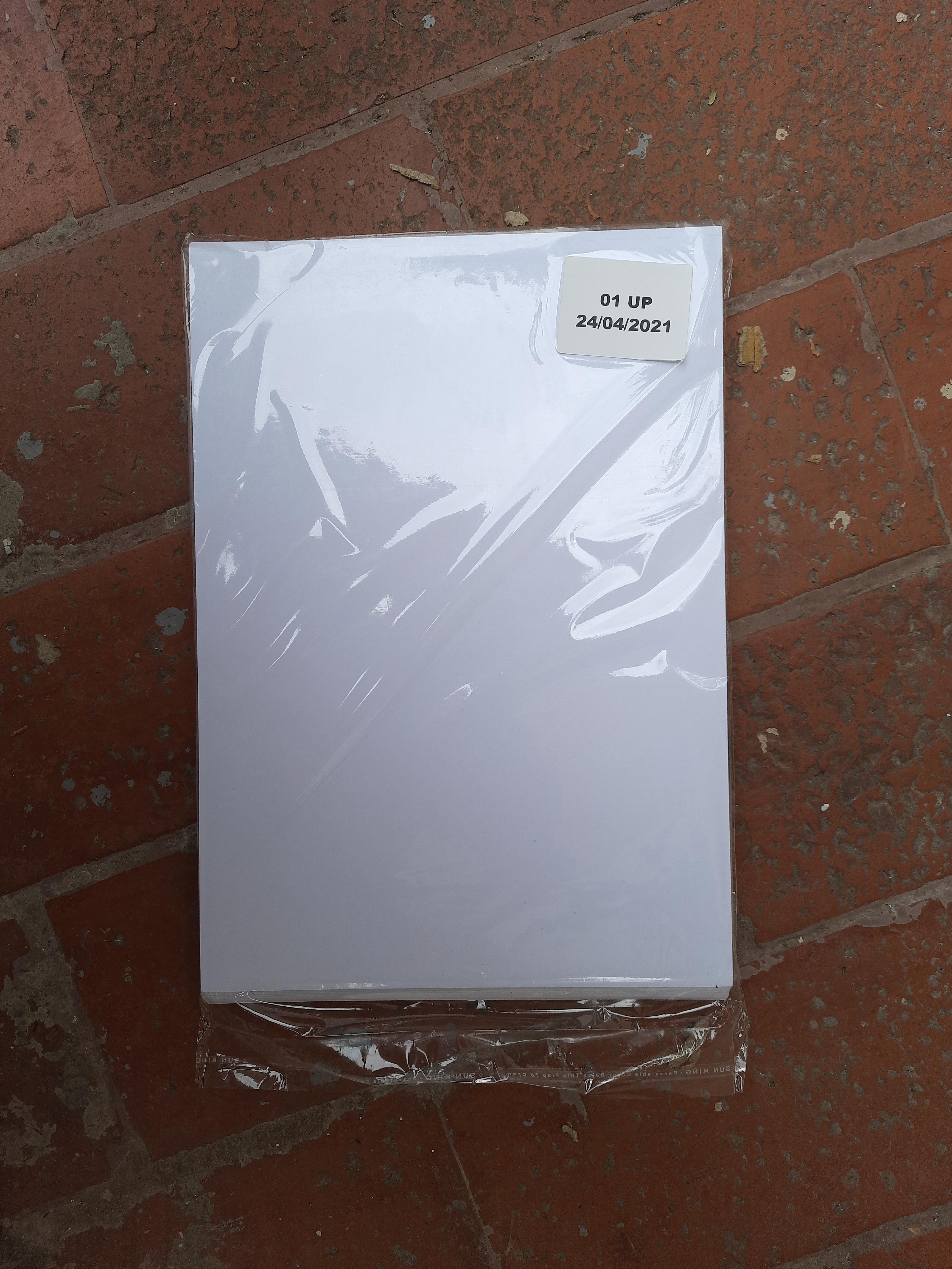 VCR A4 Size White Self Adhesive Label/Sticker for Printer (Inject ...