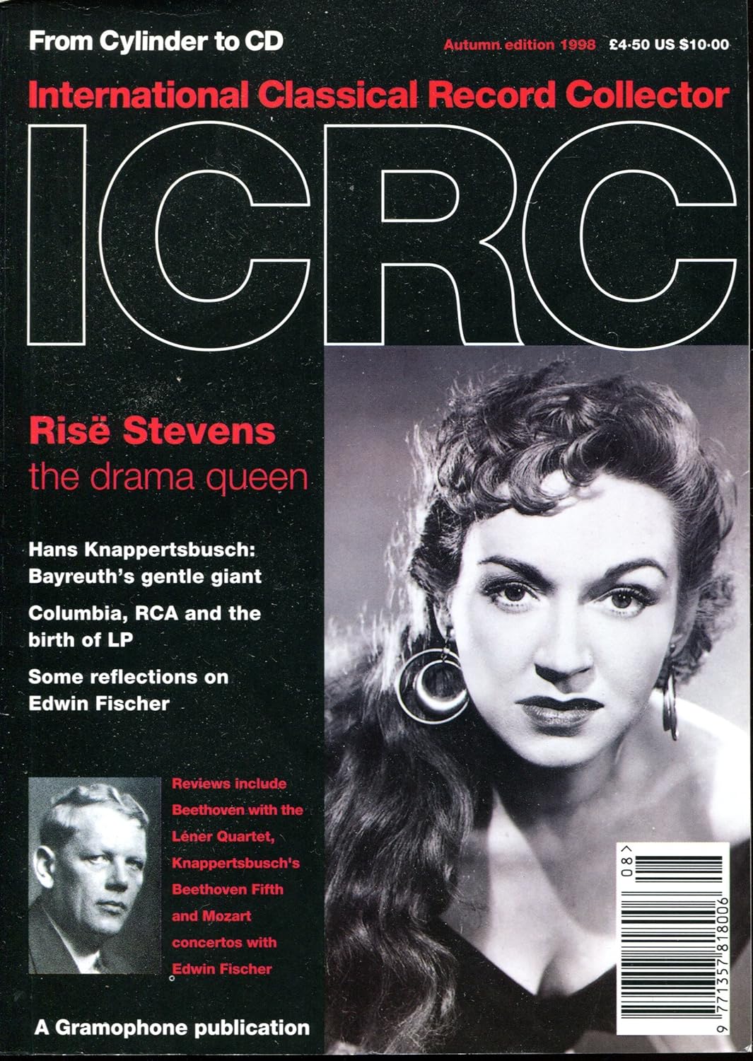International Classical Record Collector, Autumn Edition 1998, Vol. 4 ...
