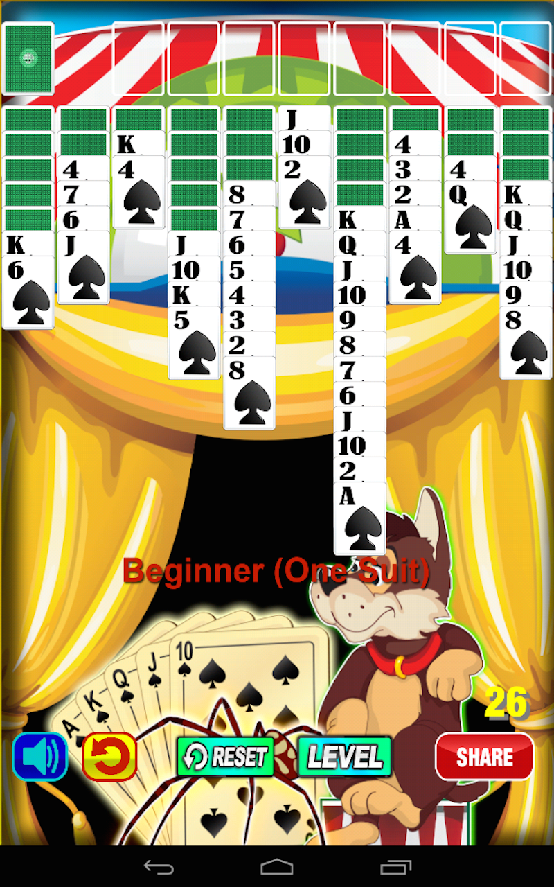 Spider Solitaire for Kindle Flea Magic - App on Amazon Appstore