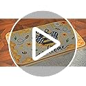 Amazon.com: Timgle 3 Pcs Bee Kitchen Rugs Gnomes Rug Retro Style Non ...