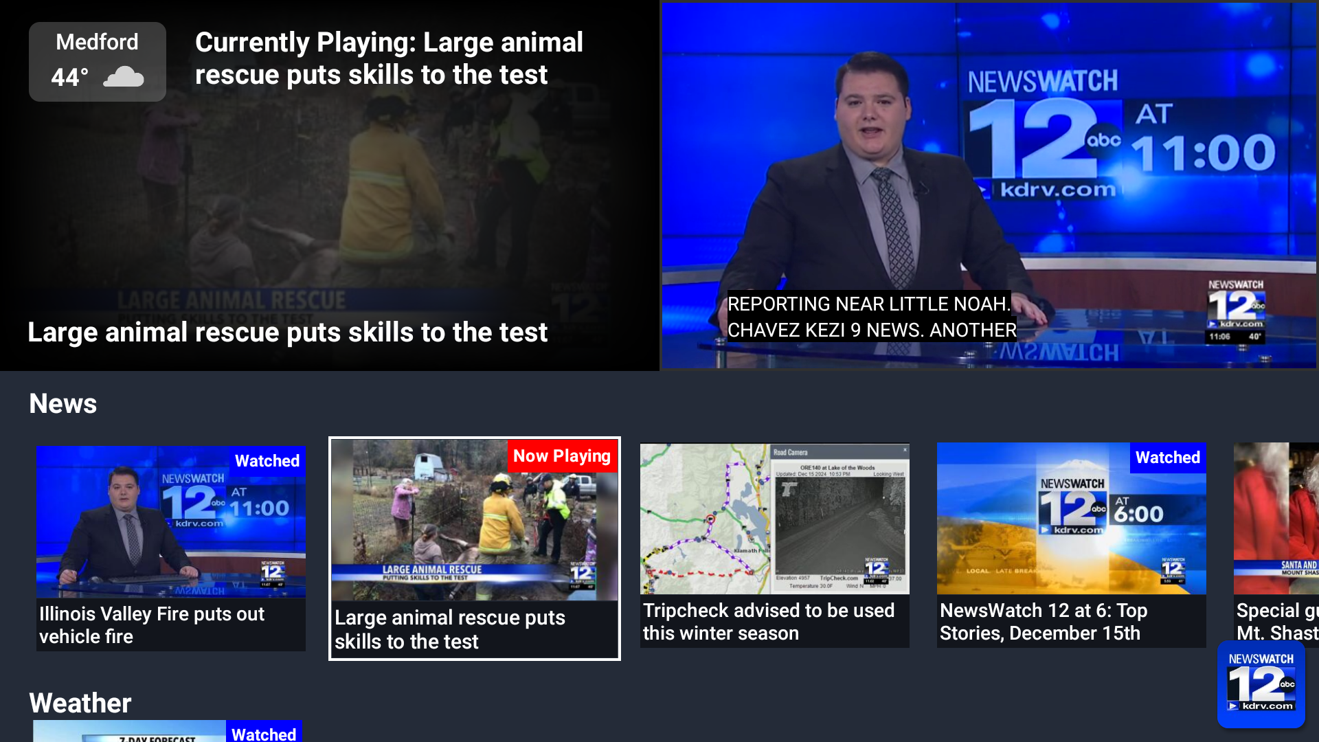 KDRV NewsWatch 12 - Breaking News & Weather - App on Amazon Appstore