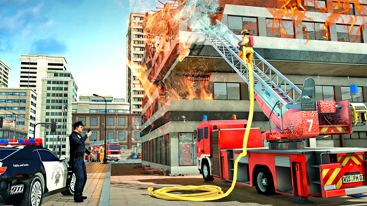 Emergency FireFighter Rescue Simulator - 911 Game - App on Amazon Appstore