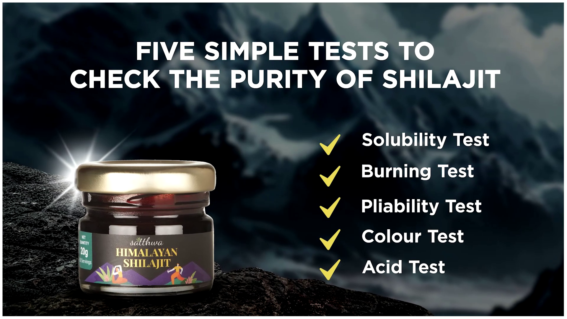 Watch Shilajit Purity Test on Amazon Live