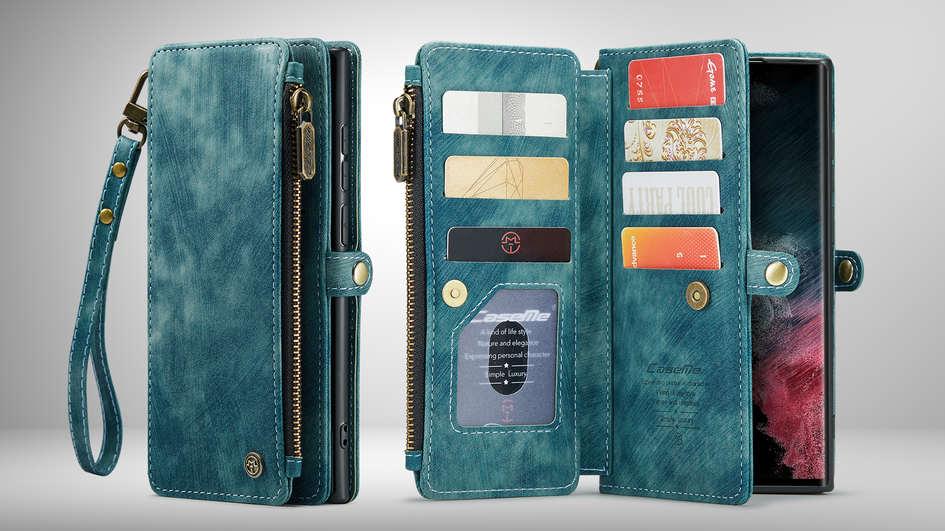 Watch Multi-functional Zipper Strap Wallet Case on Amazon Live